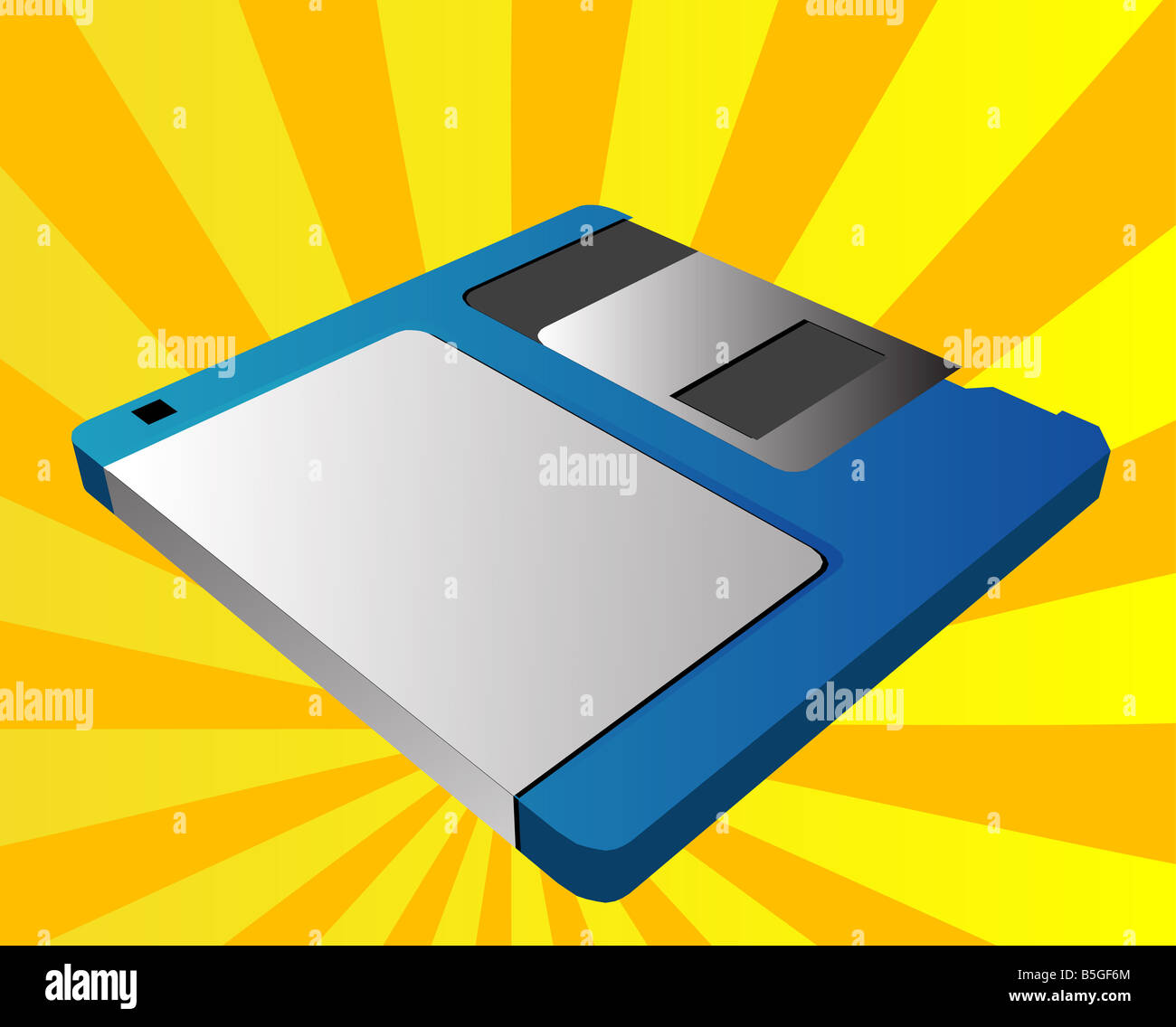 3 1 2 floppy diskette illustration isometric 3d style Stock Photo - Alamy