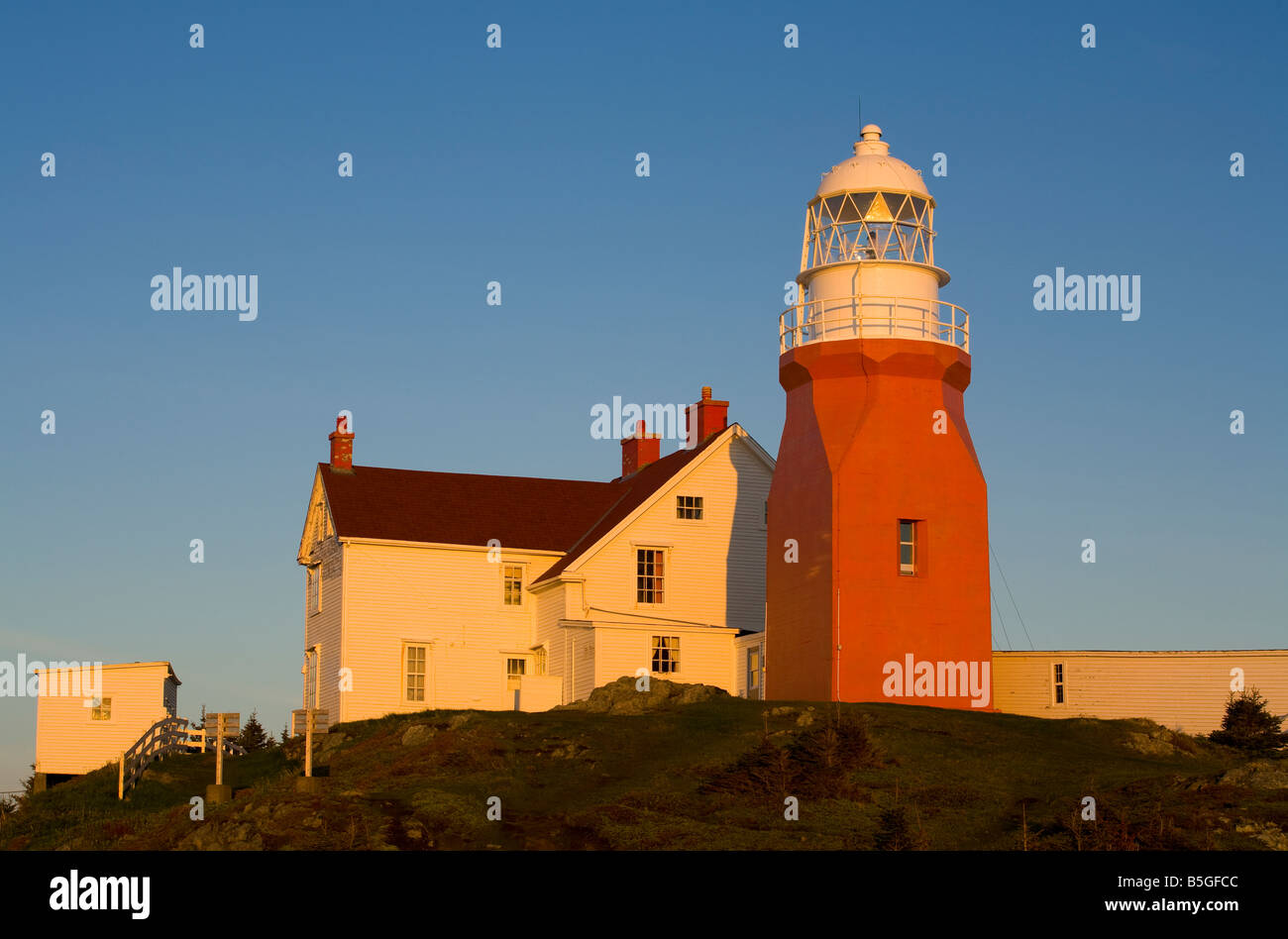 Long Point Lighthouse Twillingate Newfoundland Labrador Canada Stock ...