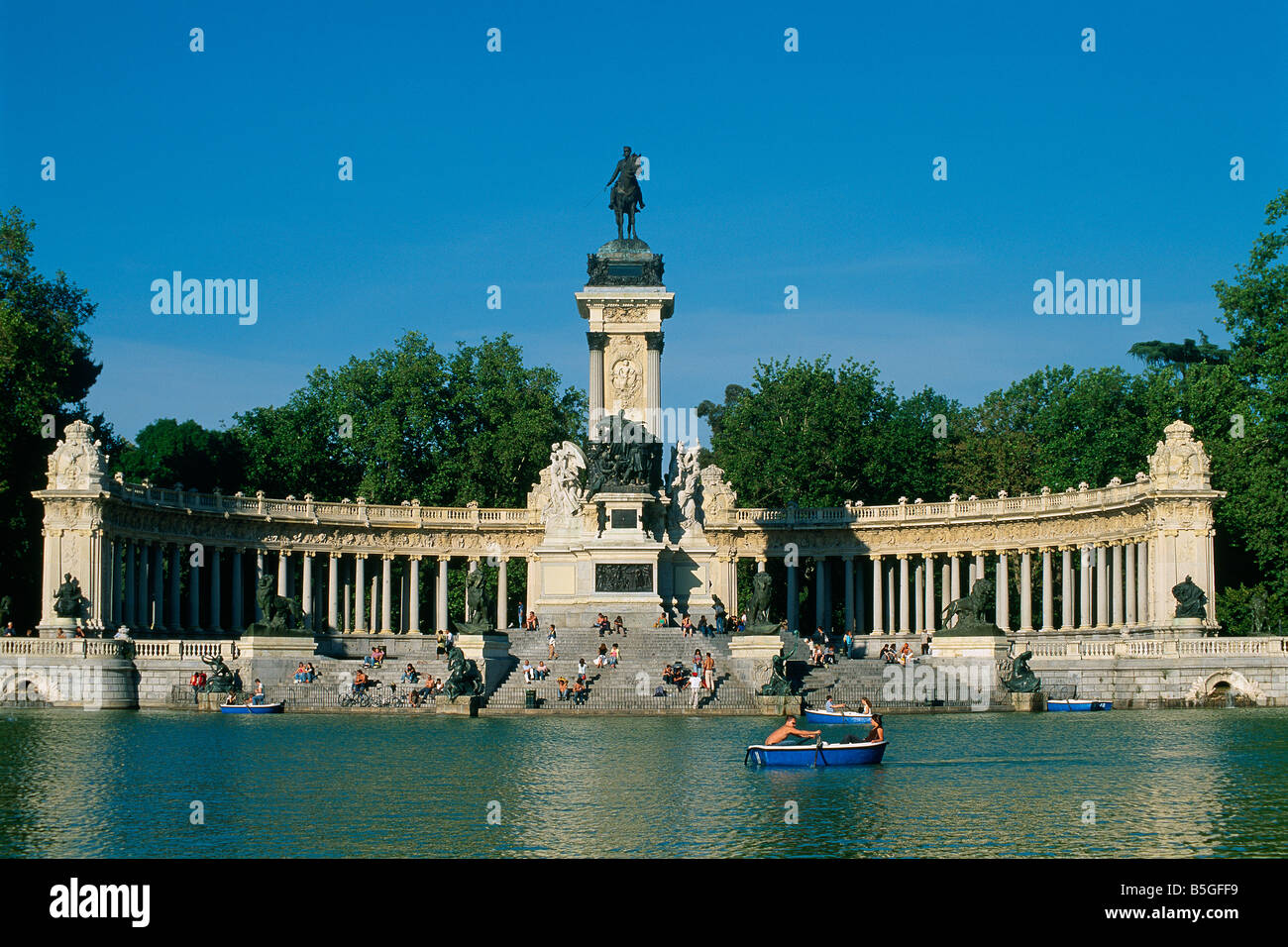 Spain - Madrid - Parque del Retiro - Retiro Park - Alphonso XII ...