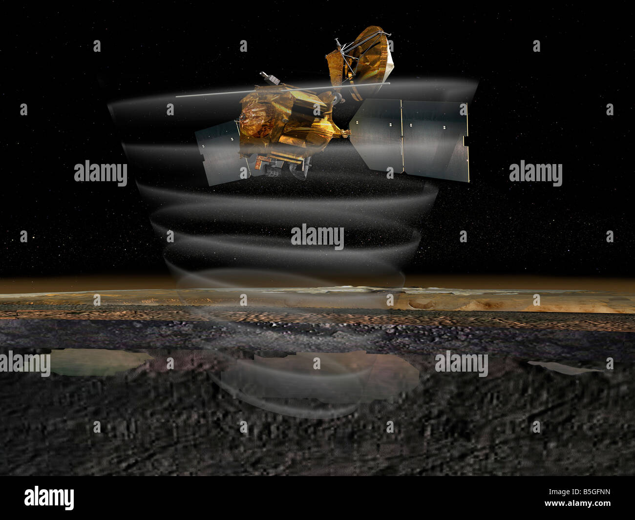Mars Reconnaissance Orbiter's Radar at Work Stock Photo - Alamy