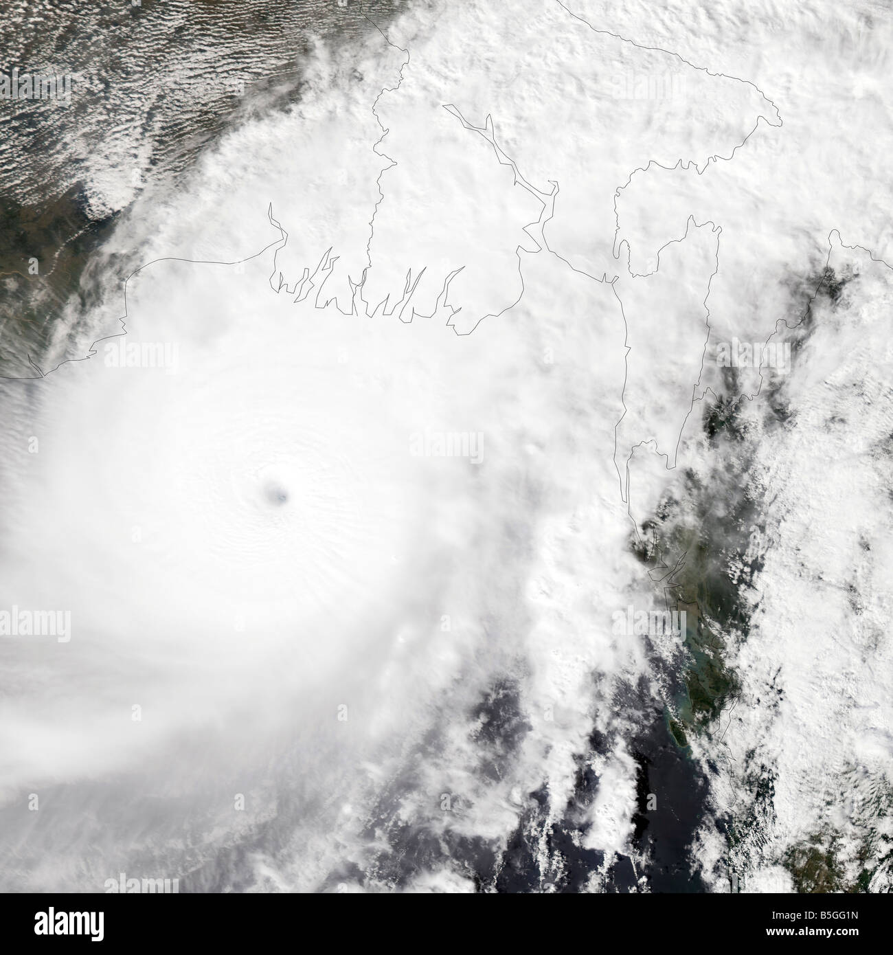 Tropical Cyclone Sidr Stock Photo - Alamy
