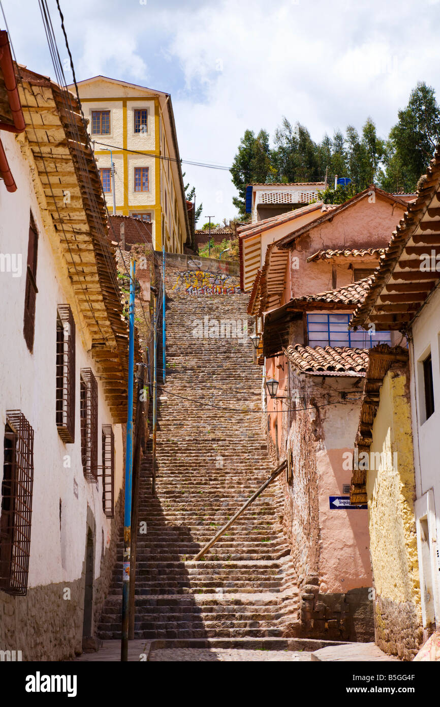 Steps stairs steep hill hi-res stock photography and images - Alamy