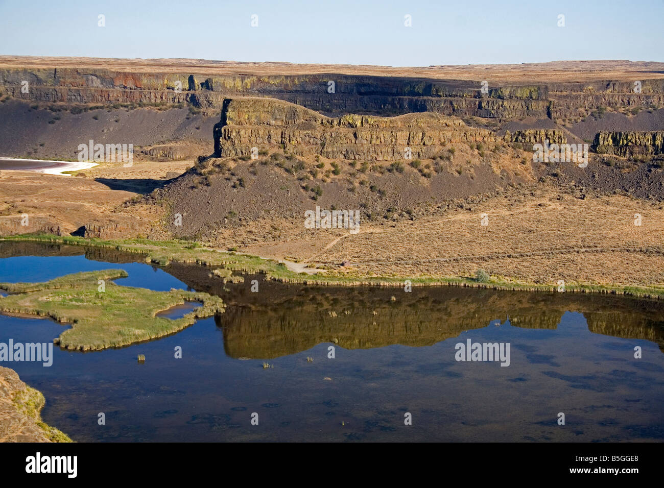 Dry Falls near Coulee City Washington Stock Photo - Alamy