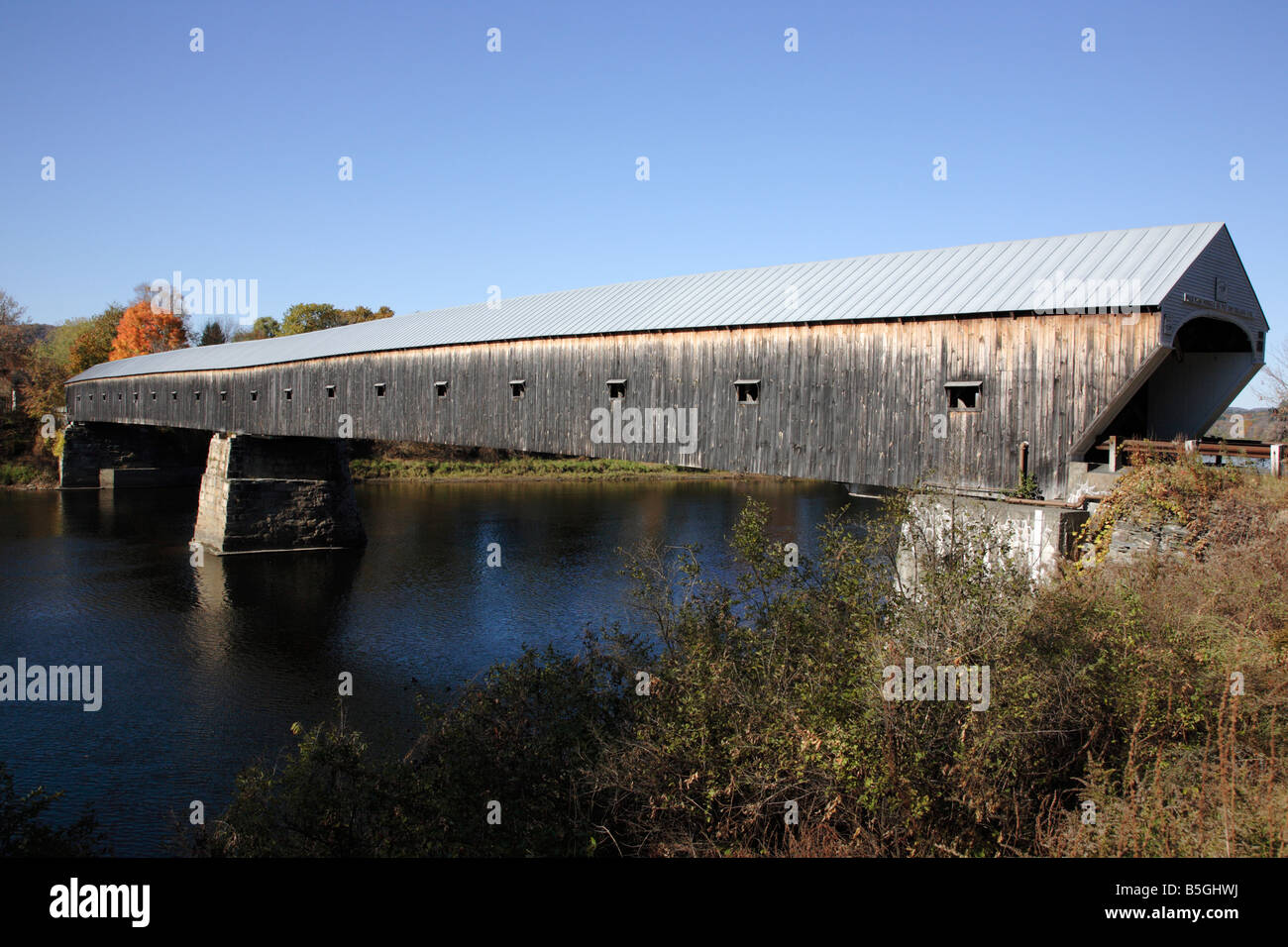 Cornish New Hampshire and Windsor Vermont USA Stock Photo - Alamy
