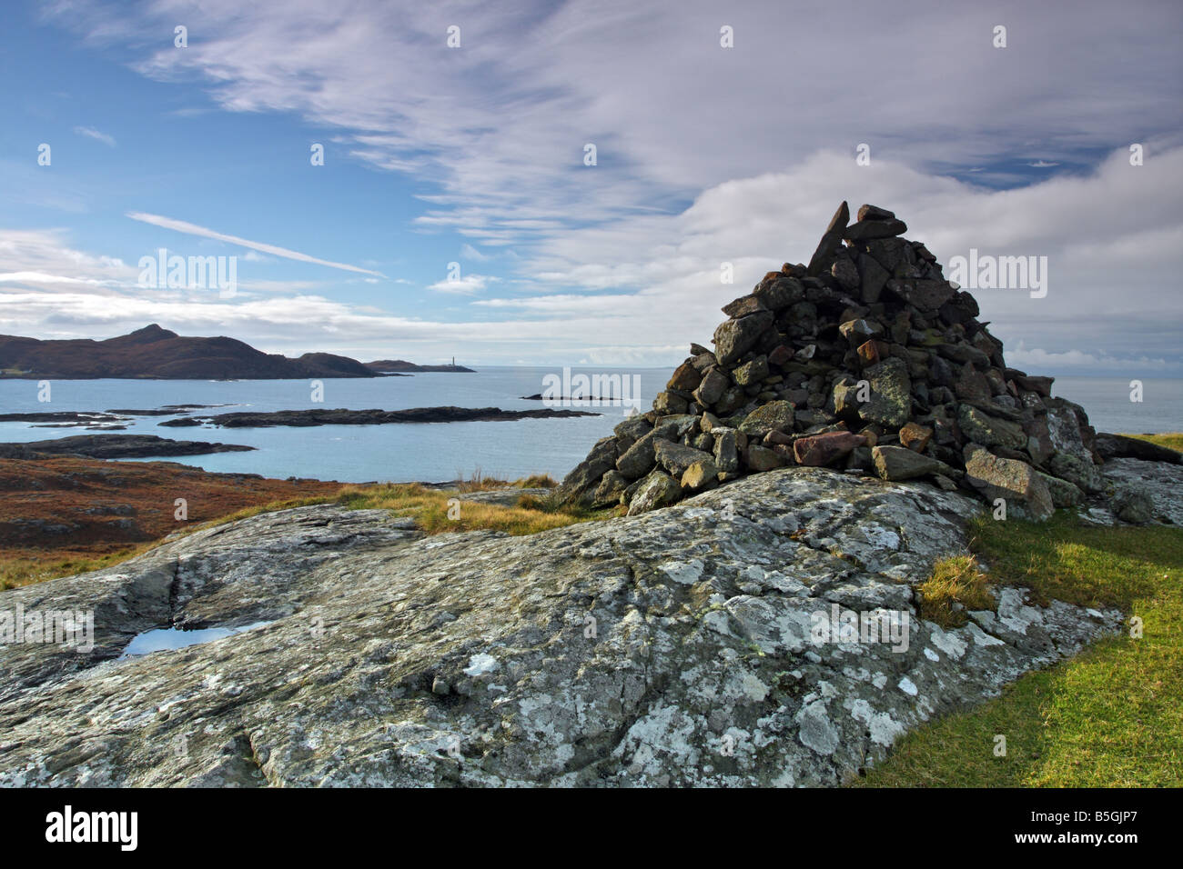 Ardnamurchan Point and Lighthouse From the Cairn at Sanna Point West ...