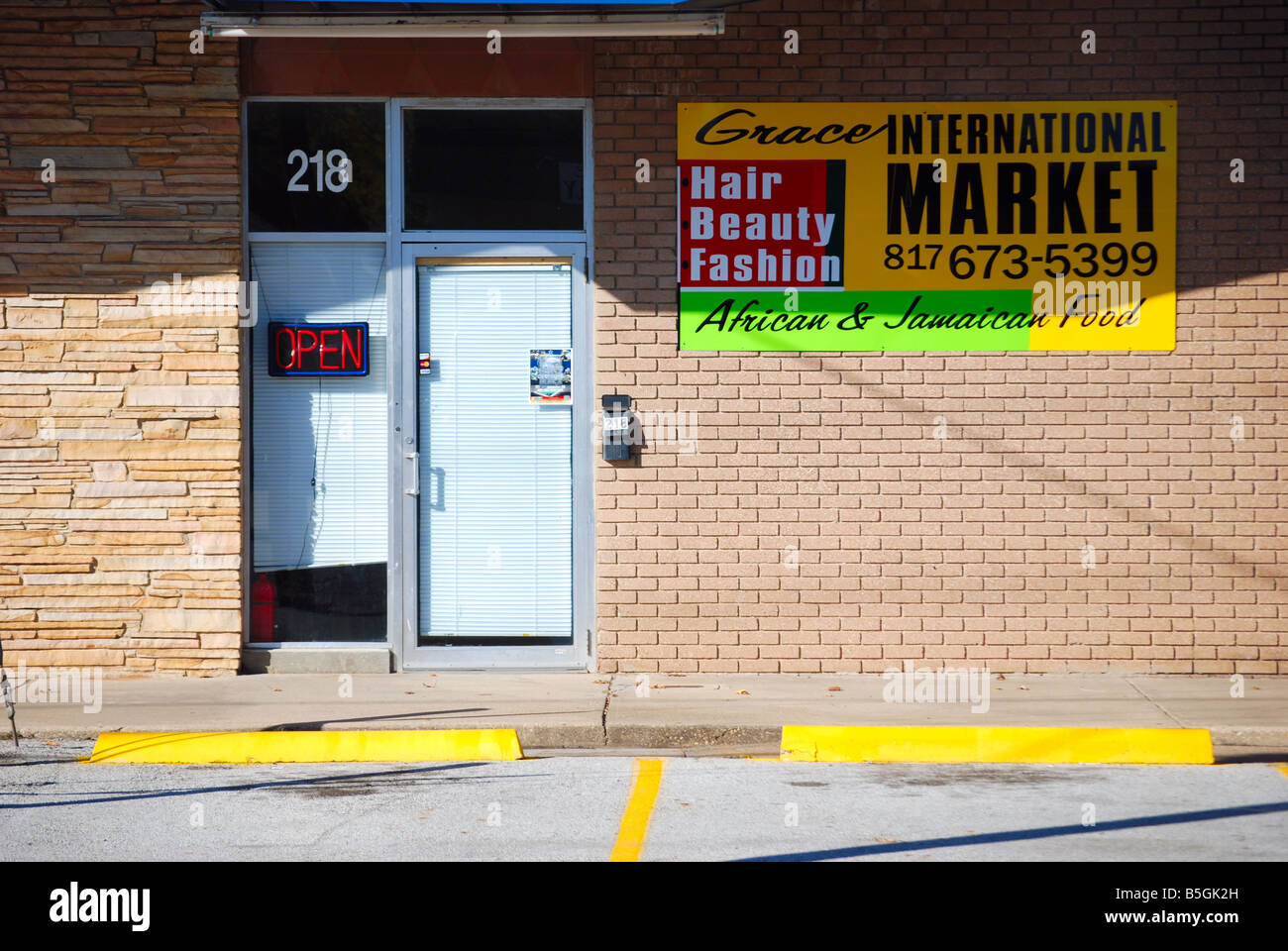 An international market Stock Photo - Alamy