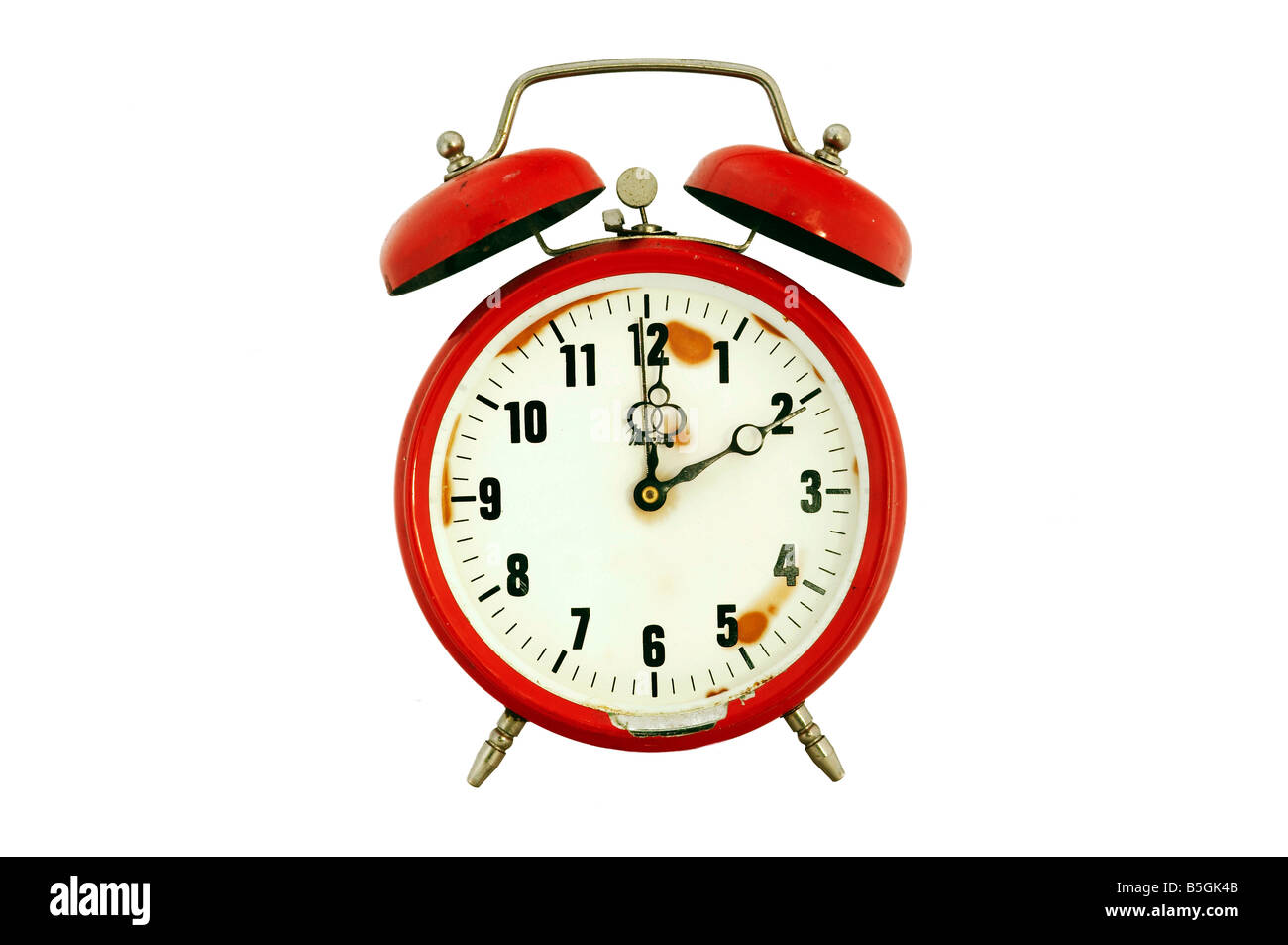 alarmclock with alarm bell Stock Photo - Alamy