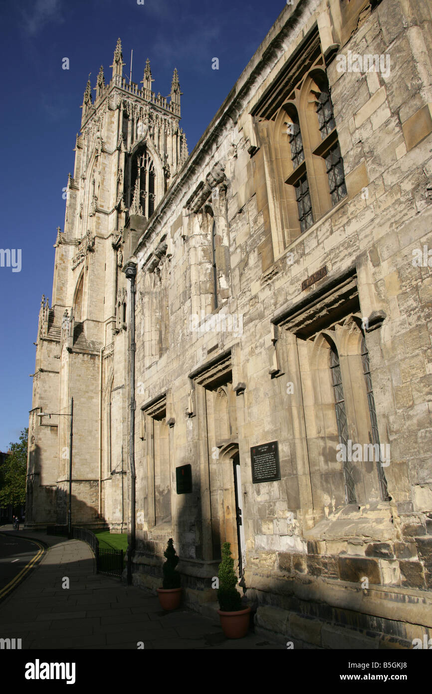 City of York, England. The former York Minster Library now being used ...