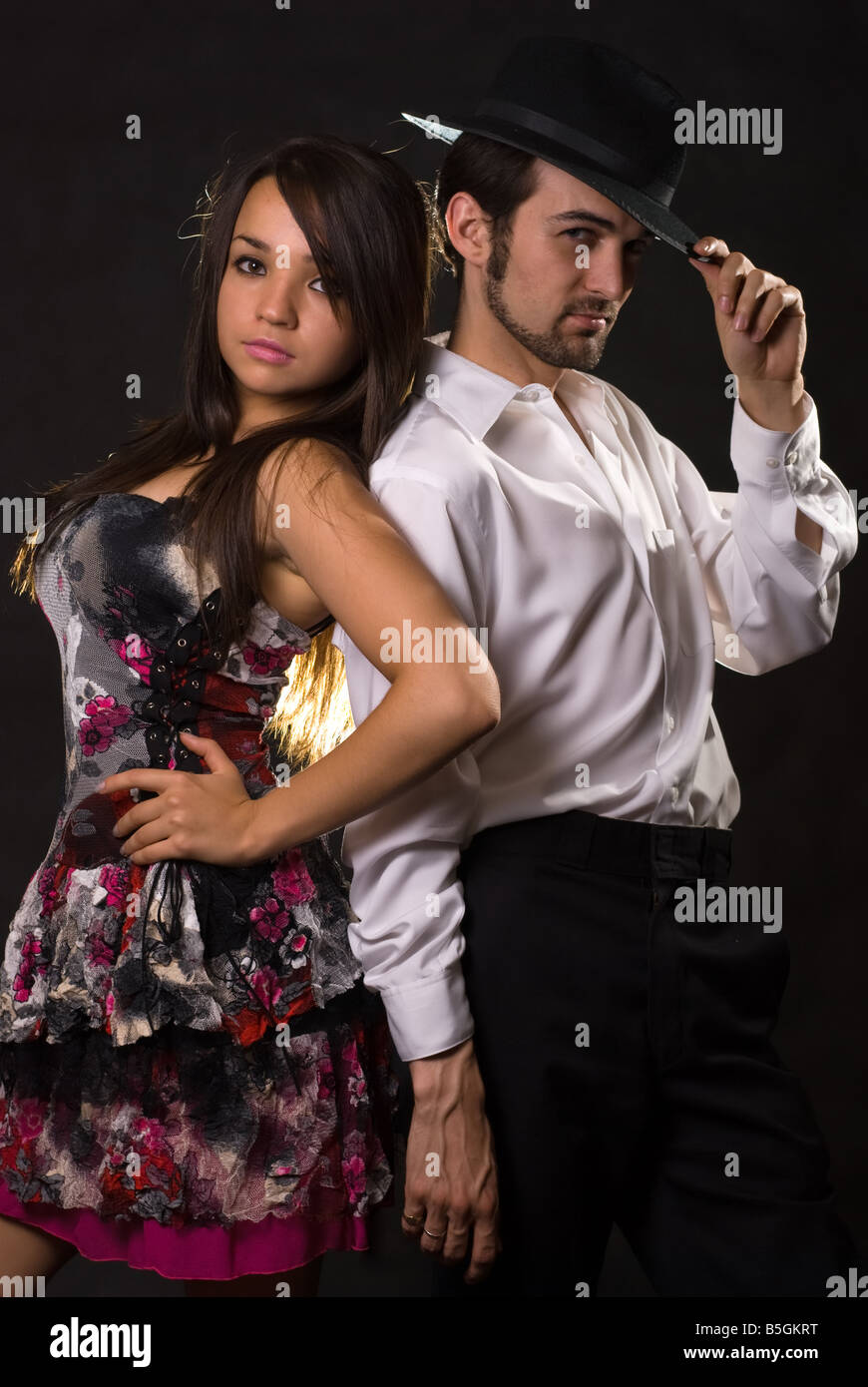 Couple ballroom dance portrait hi-res stock photography and images - Alamy