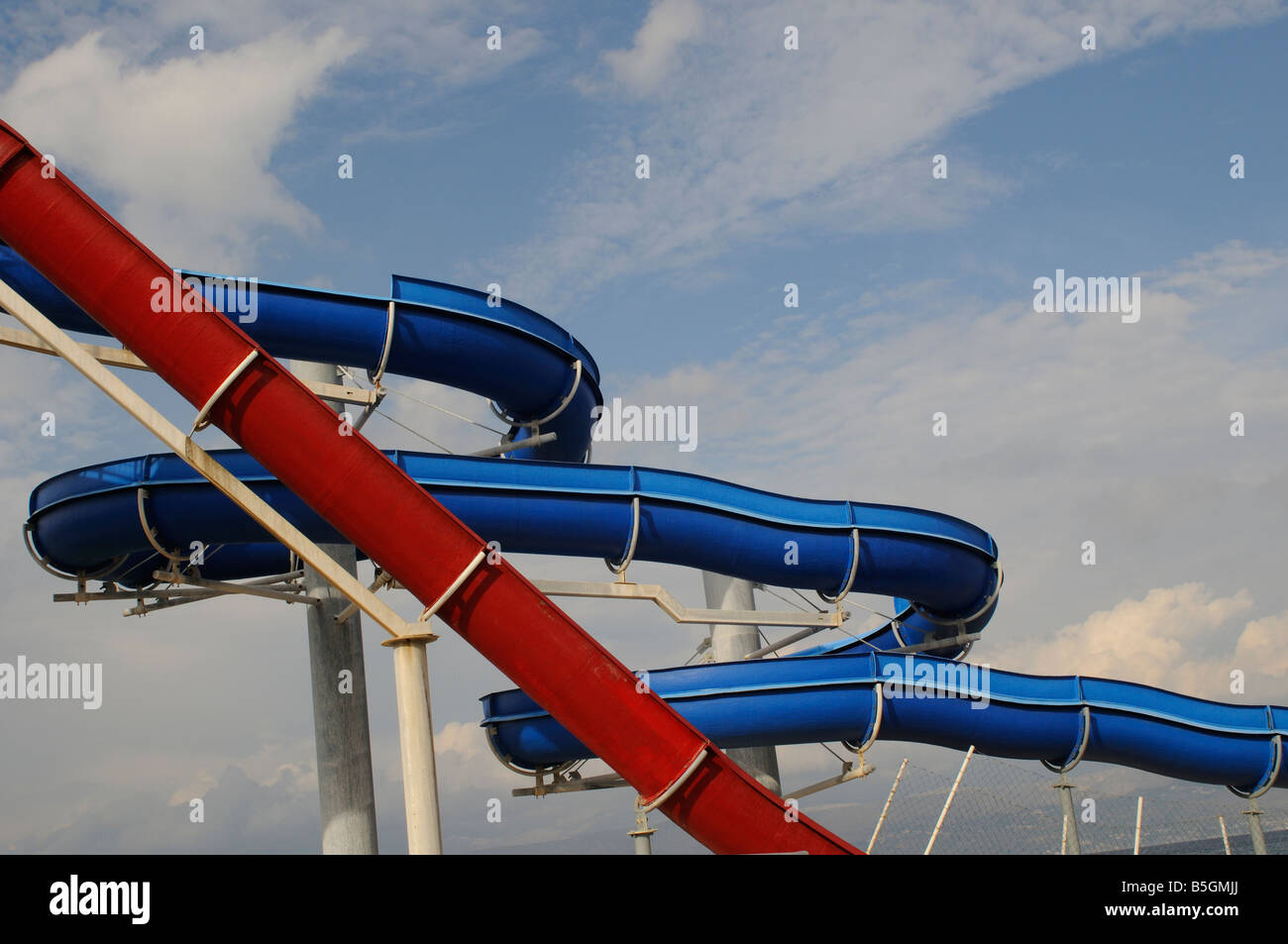 Water slide Supetar Dalmatia Croatia Stock Photo - Alamy