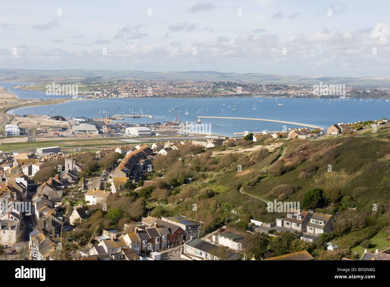 Portland harbour uk hi-res stock photography and images - Alamy