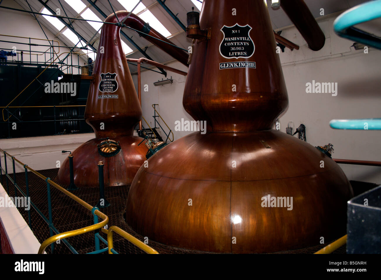 Glenkinchie Whisky Stills Stock Photo - Alamy