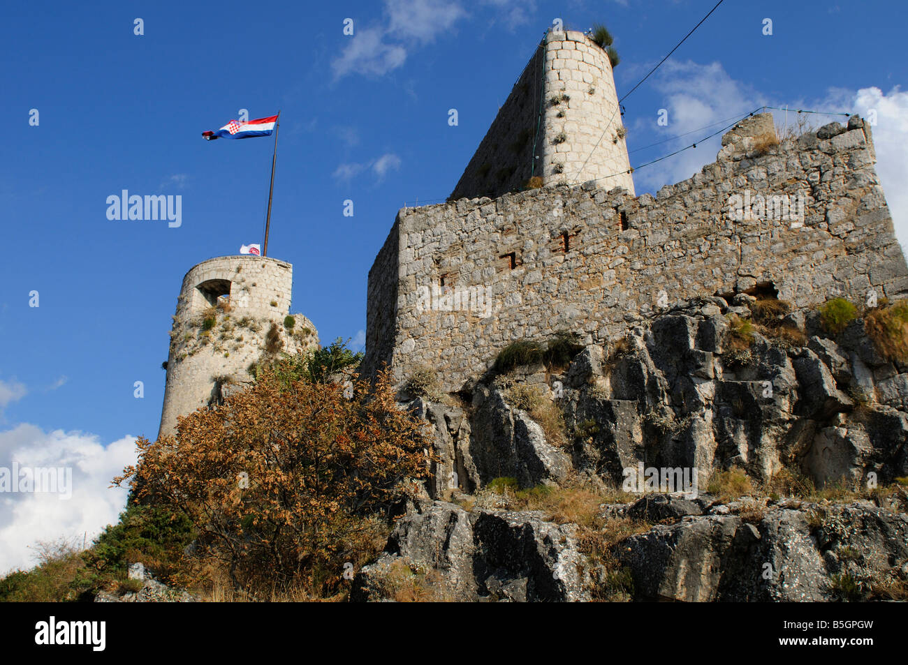 The Fort of Klis Dalmatia Croatia Stock Photo - Alamy