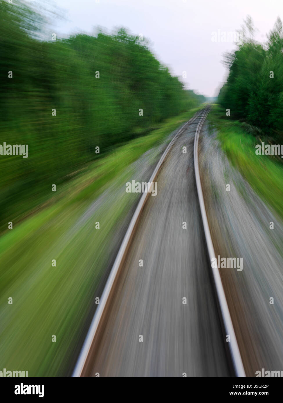 Continuous railway tracks hi-res stock photography and images - Alamy