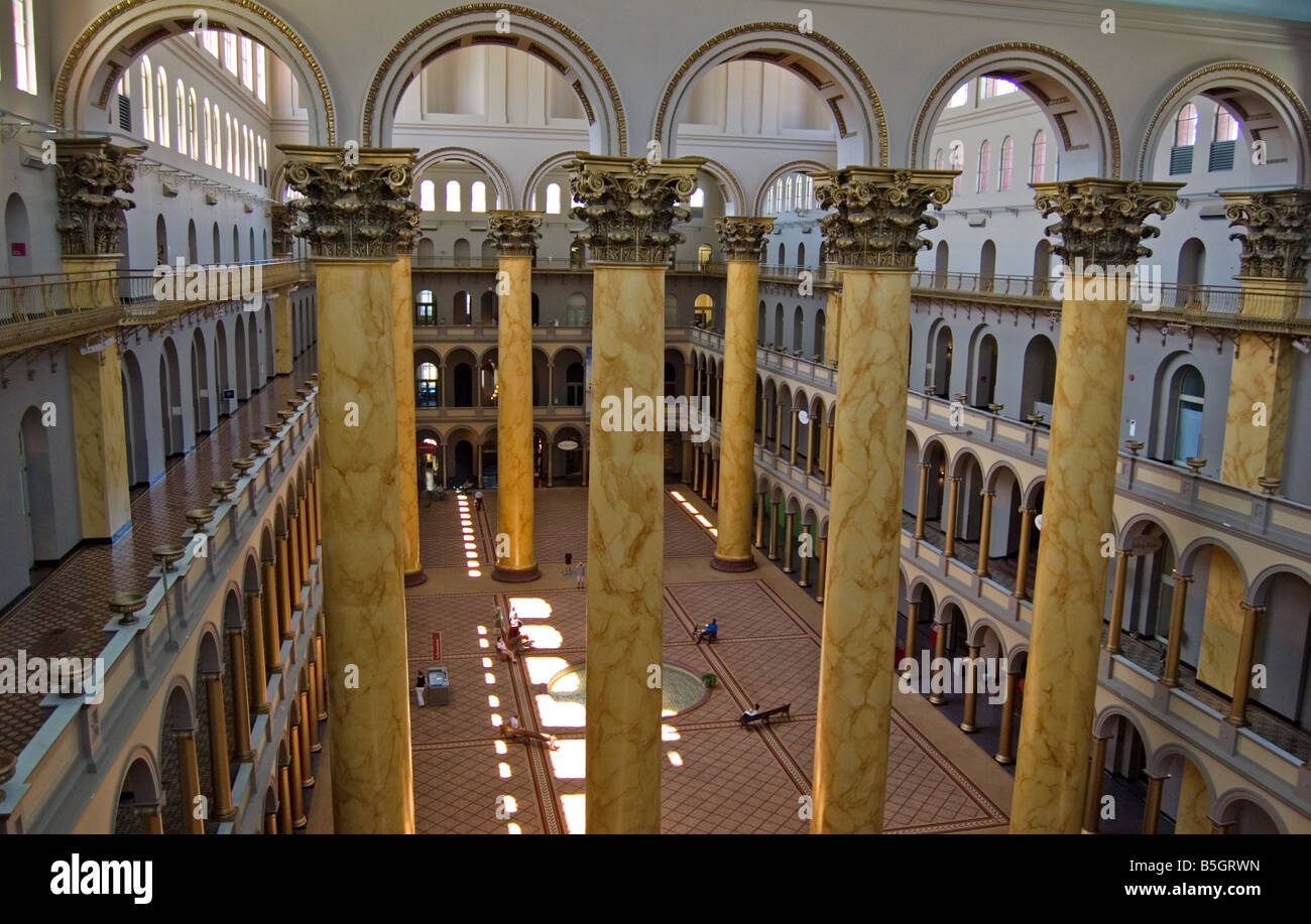 National Building Museum Washington D.C. USA Stock Photo - Alamy