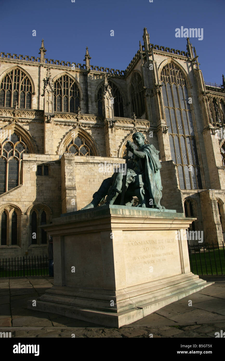 City of York, England. The Philip Jackson sculpted Constantine the ...