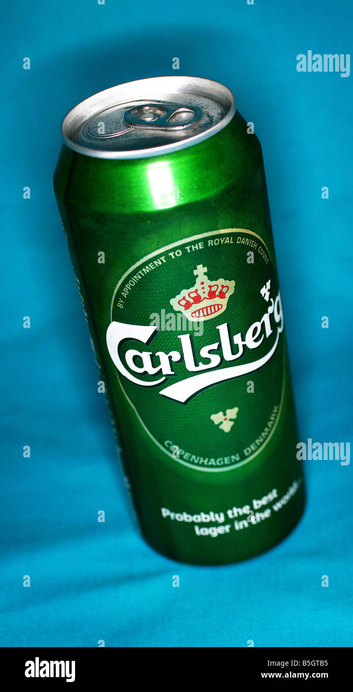 A can of Carlsberg beer Stock Photo - Alamy