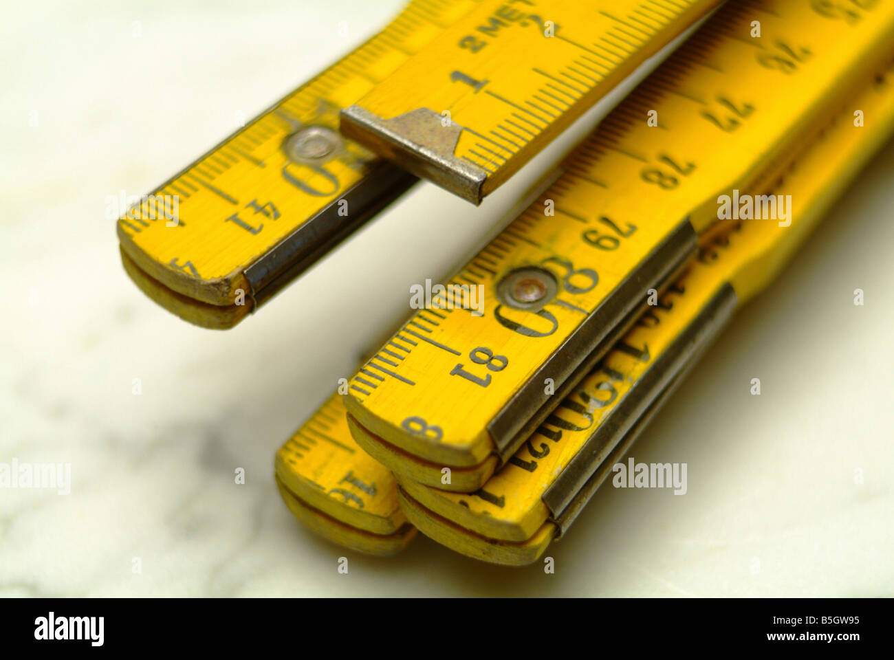 A folding meter Stock Photo - Alamy