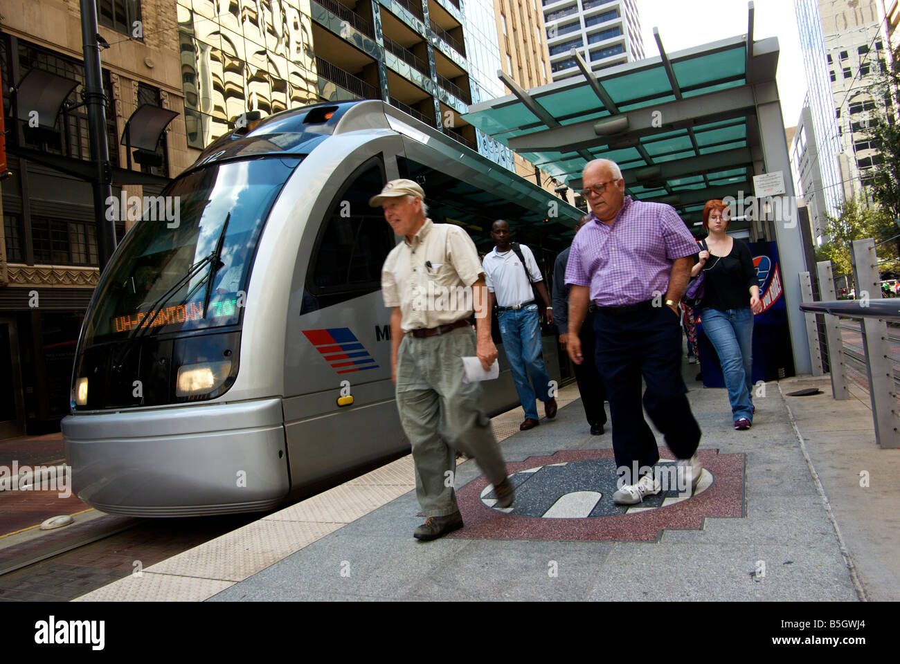 Houston metro rail hi-res stock photography and images - Alamy
