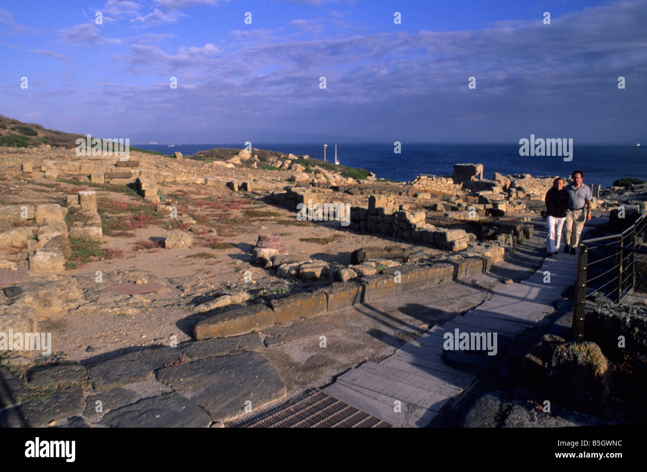 Punic Roman ruins of city founded by the Phoenicians in 730 BC at ...