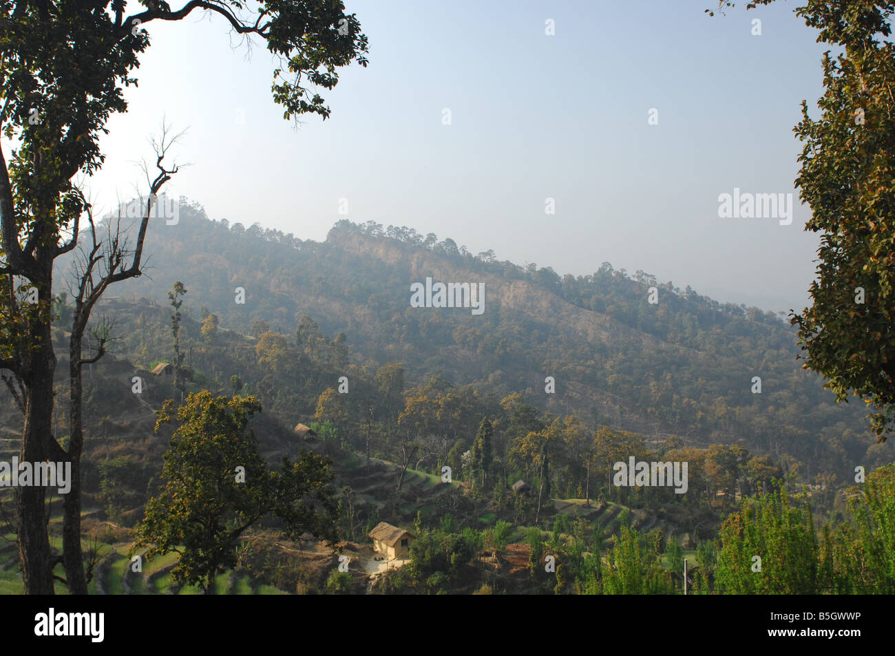 Hills of western Nepal Stock Photo - Alamy