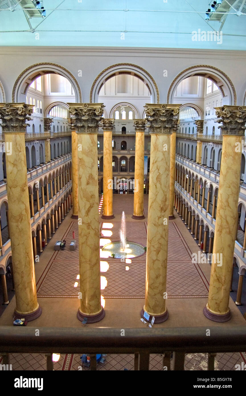 National Building Museum Washington D.C. USA Stock Photo - Alamy