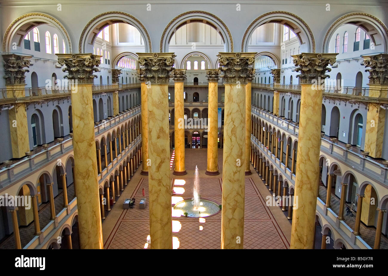 National building museum pension building hi-res stock photography and ...