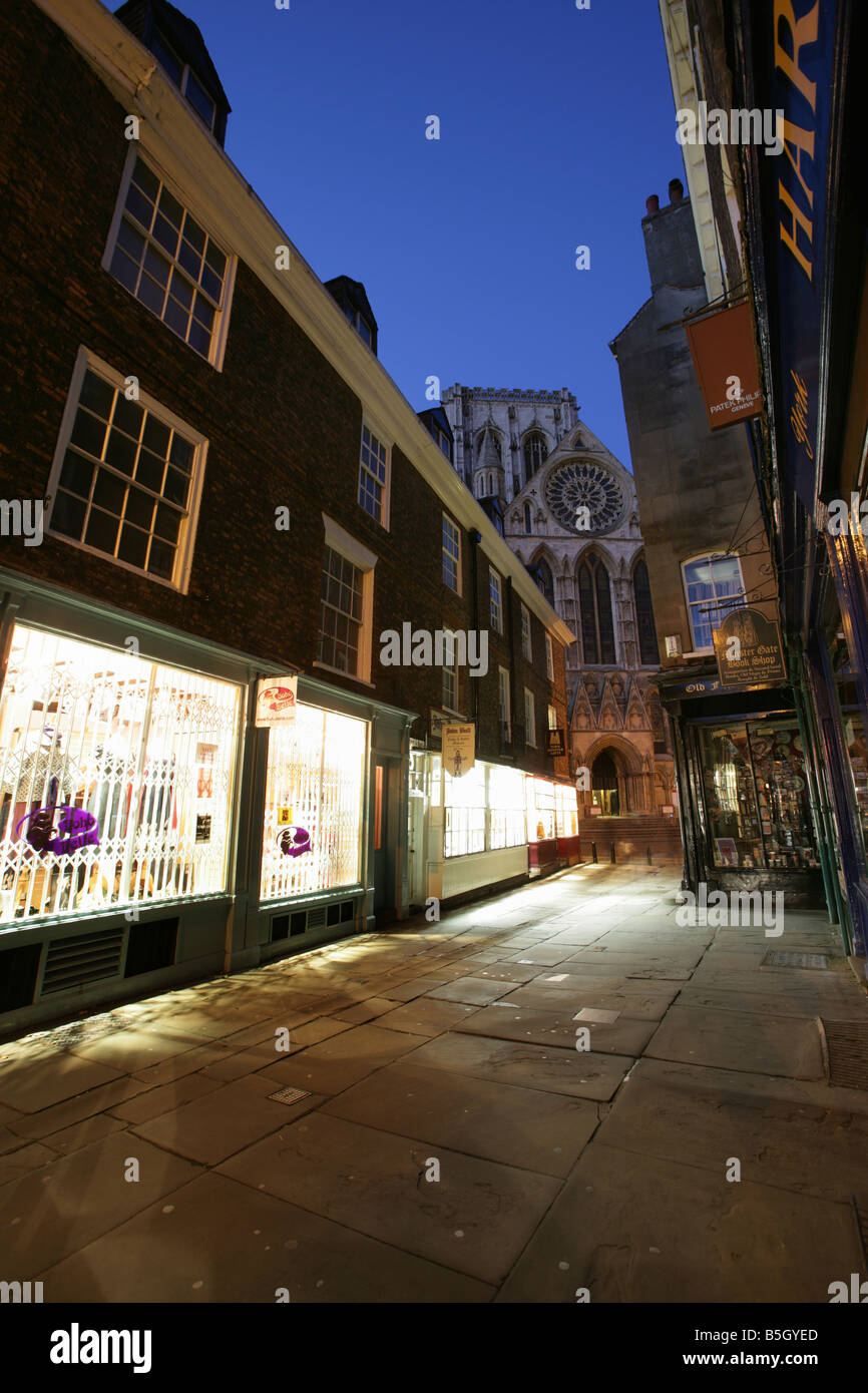 Minster gates york hi-res stock photography and images - Alamy