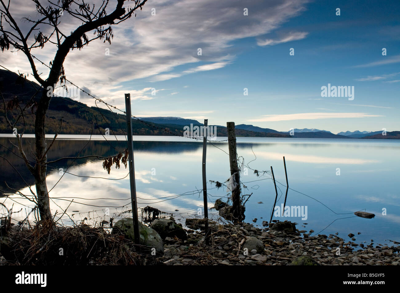 Loch Rannoch Perthshire Tayside Region Scotland UK SCO 1107 Stock Photo ...