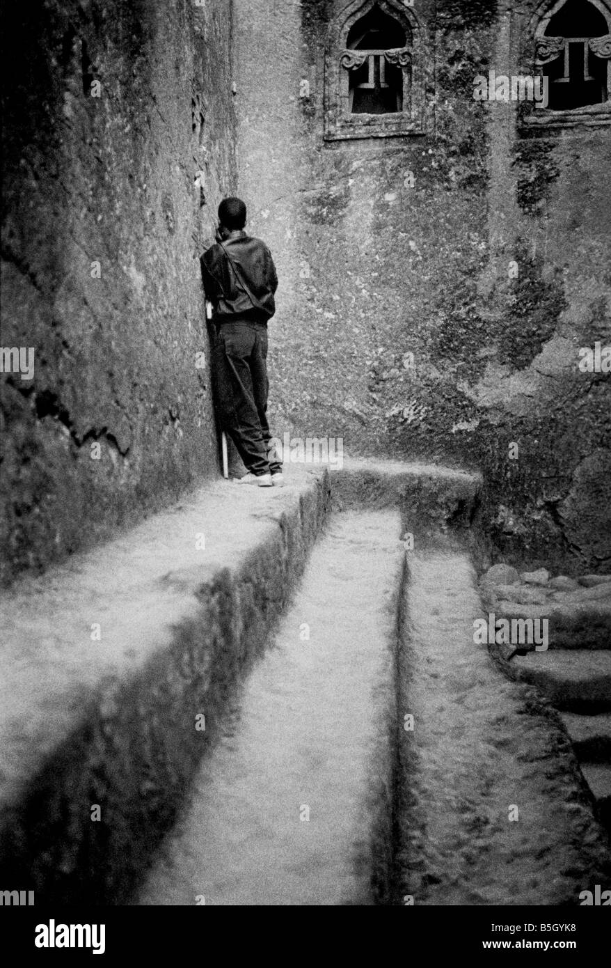 Ethiopian Orthodox pilgrim at Lalibela, Ethiopia Stock Photo - Alamy