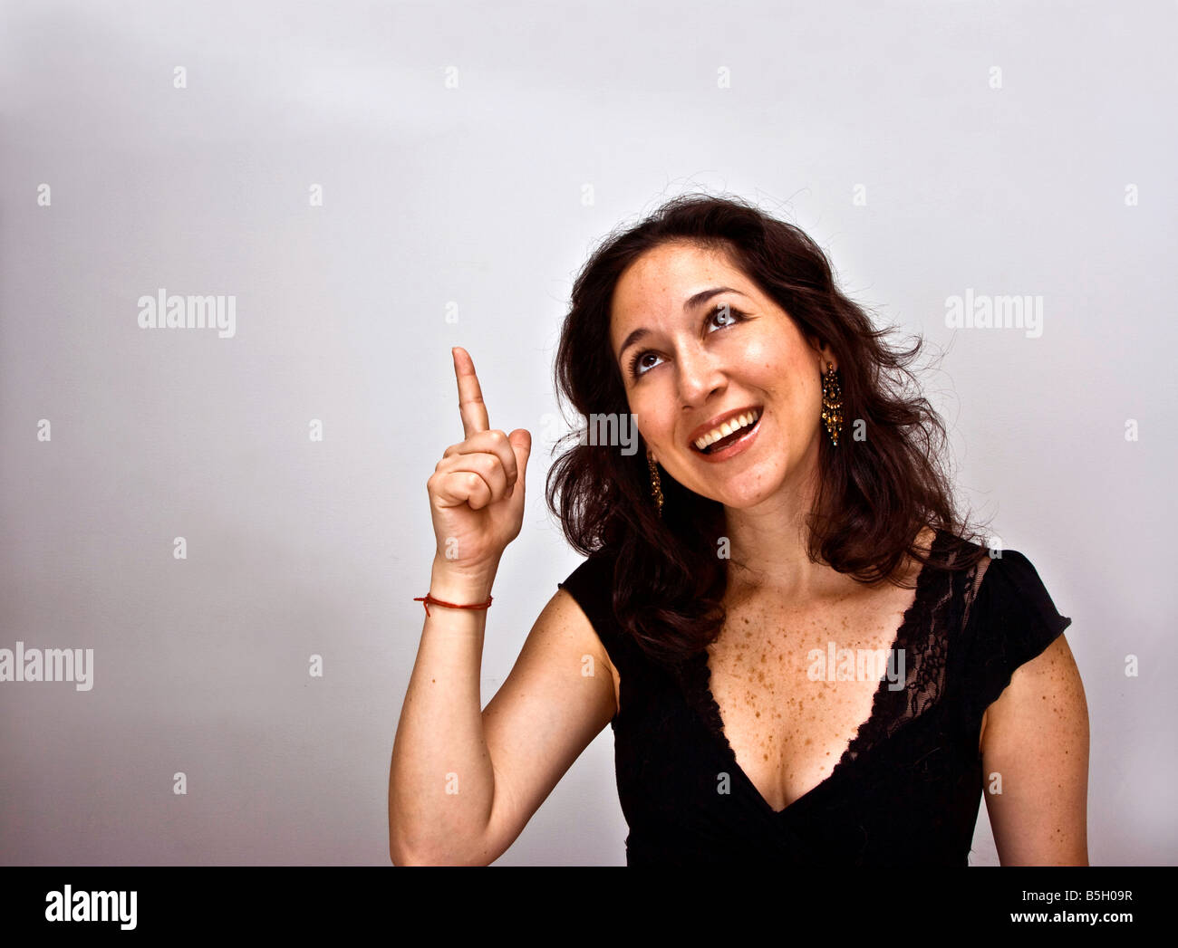 Woman having a brilliant idea Stock Photo - Alamy