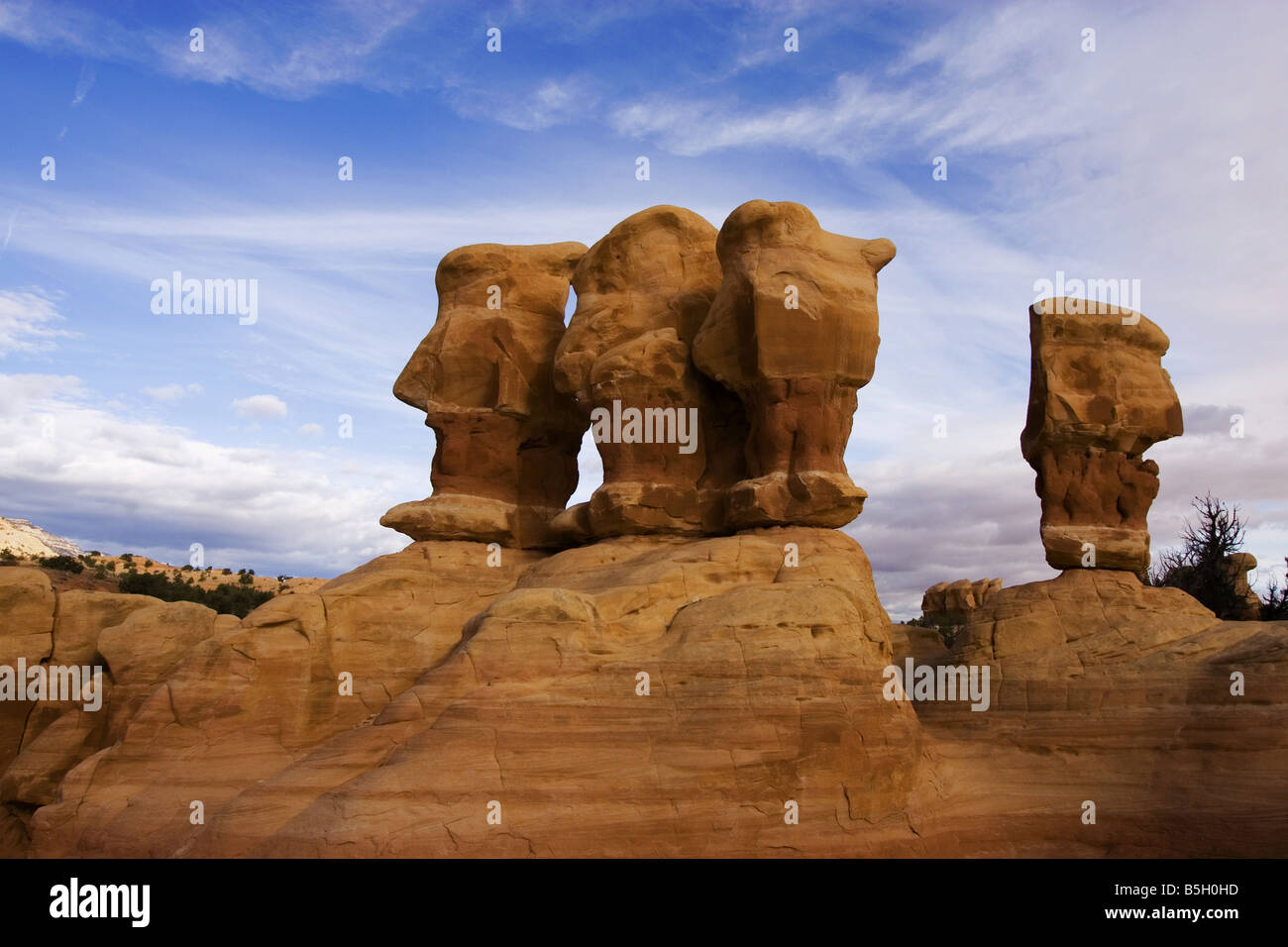 Group of Hoodooos Stock Photo - Alamy
