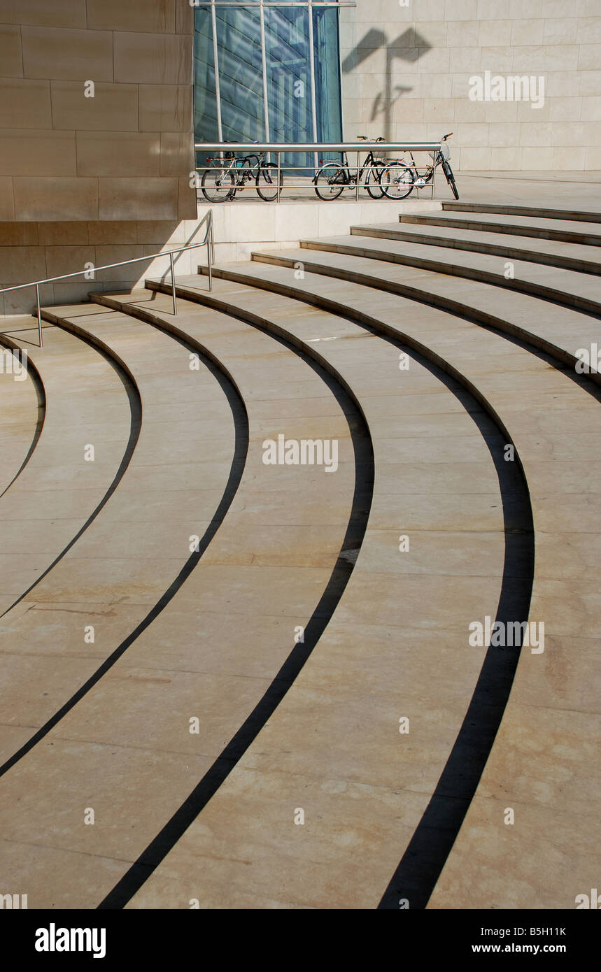 Curved stone stairs hi-res stock photography and images - Alamy