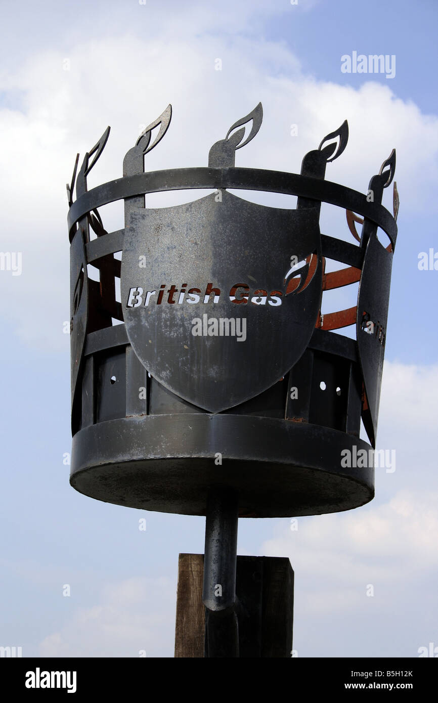 The millenium Beacon at East India Dock Basin Stock Photo - Alamy