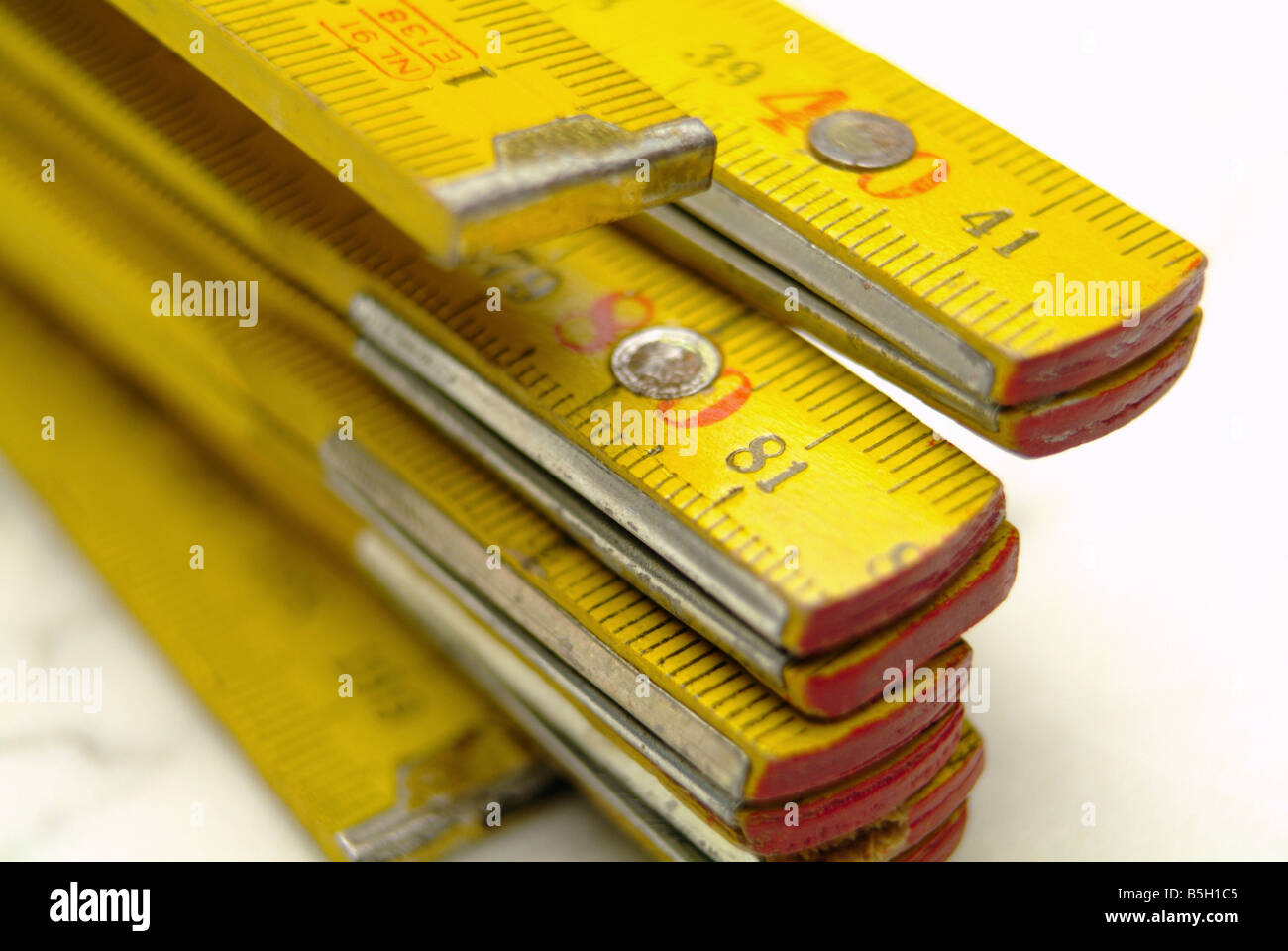 A folding meter Stock Photo - Alamy
