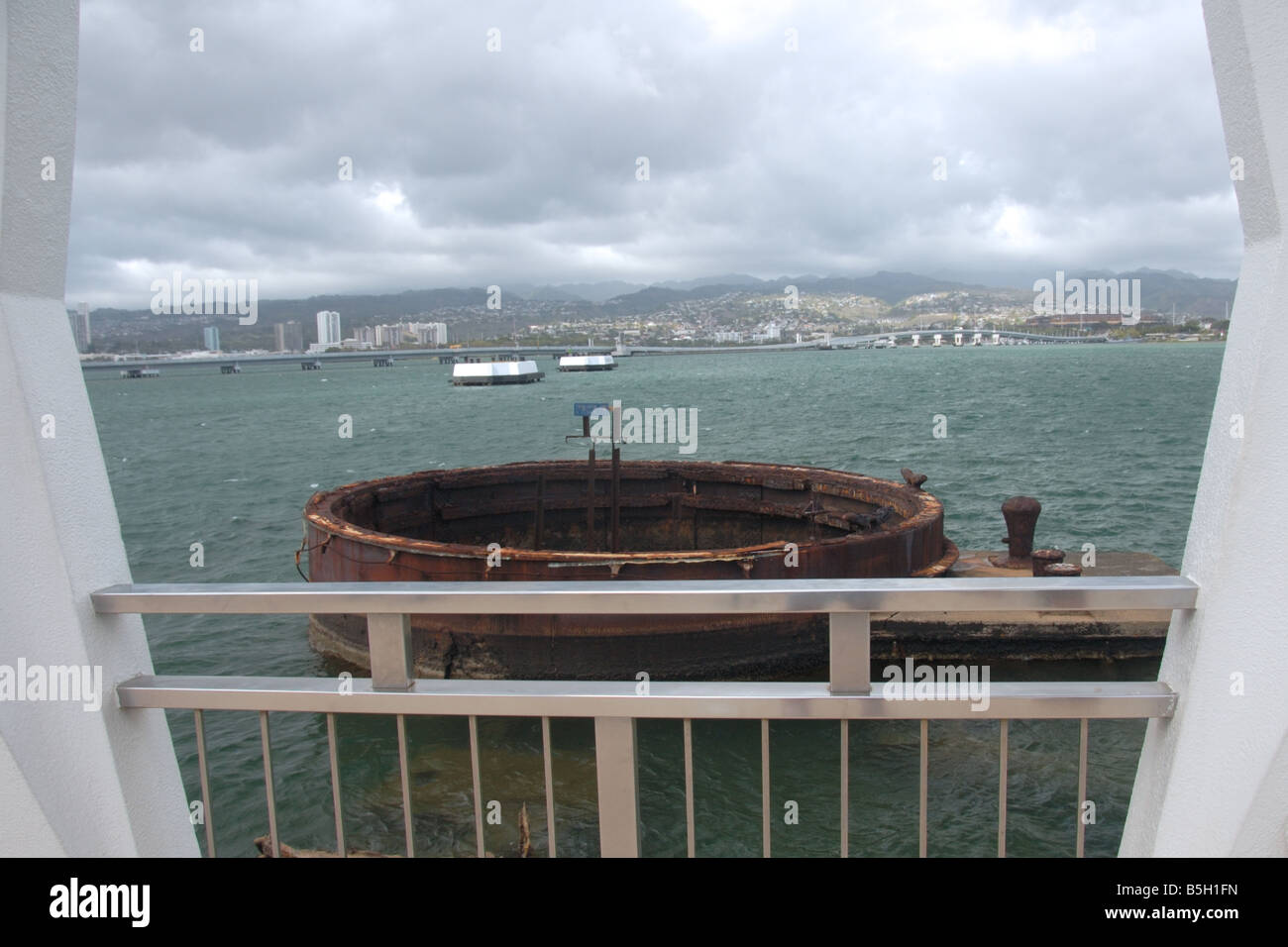 USS Arizona Gun Turret Stock Photo - Alamy