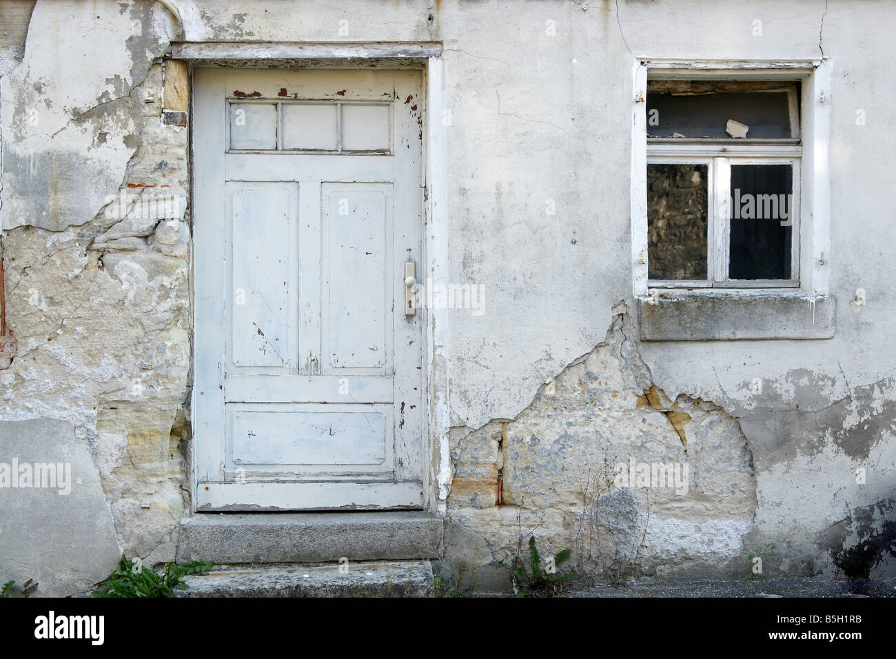 ramshackled house - concept for saving in a building society Stock ...