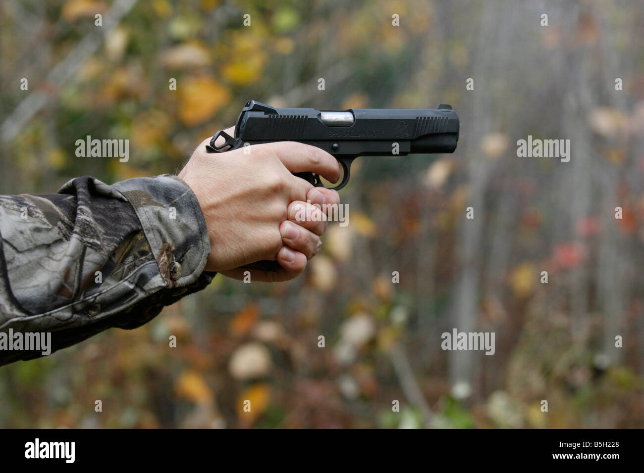 Automatic colt pistol hi-res stock photography and images - Alamy