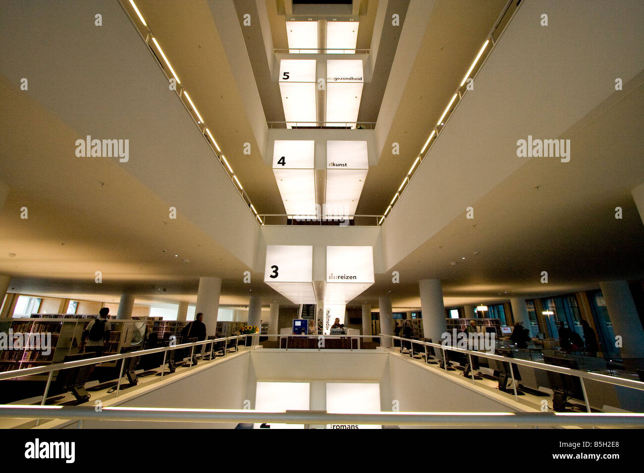Interior Library, Amsterdam Stock Photo - Alamy