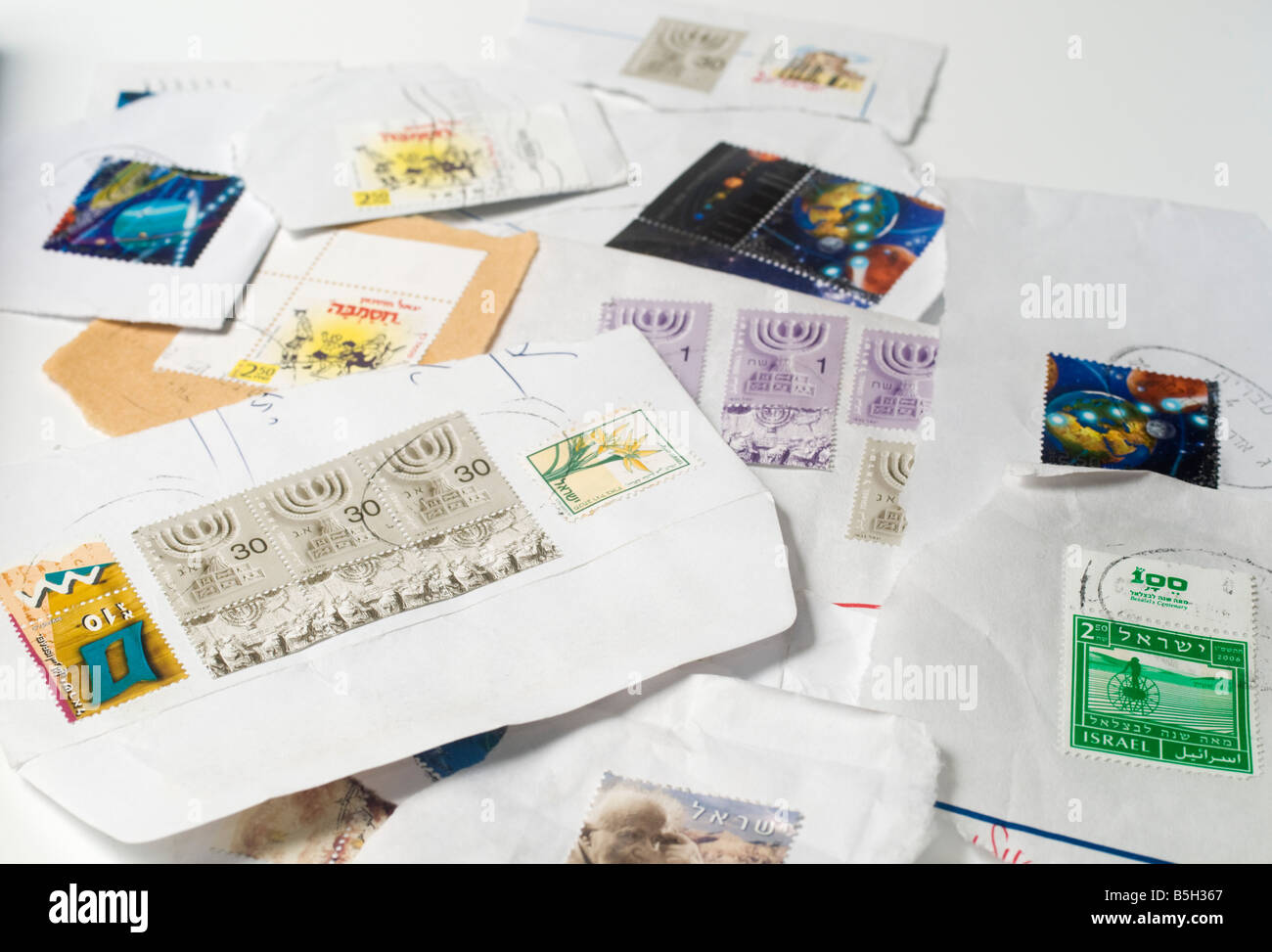 Israel postage stamps hi-res stock photography and images - Alamy