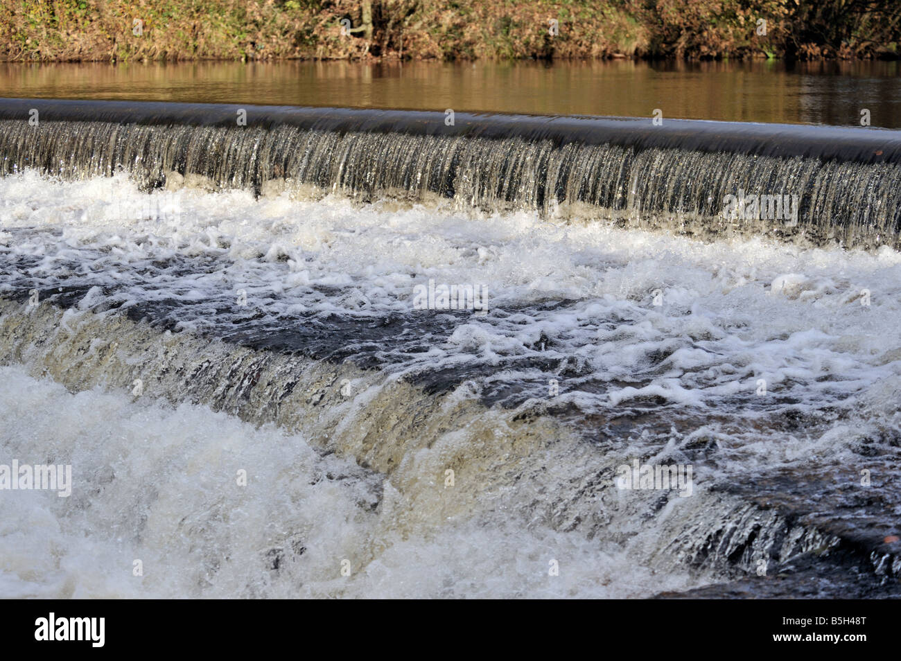 Weir on river lancashire england hi-res stock photography and images ...