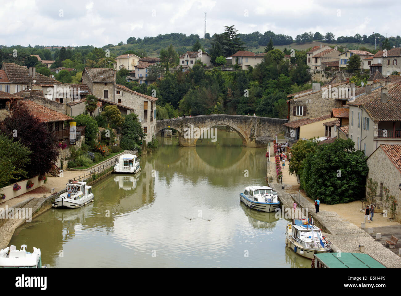 Nérac near Toulouse in South West France Stock Photo - Alamy