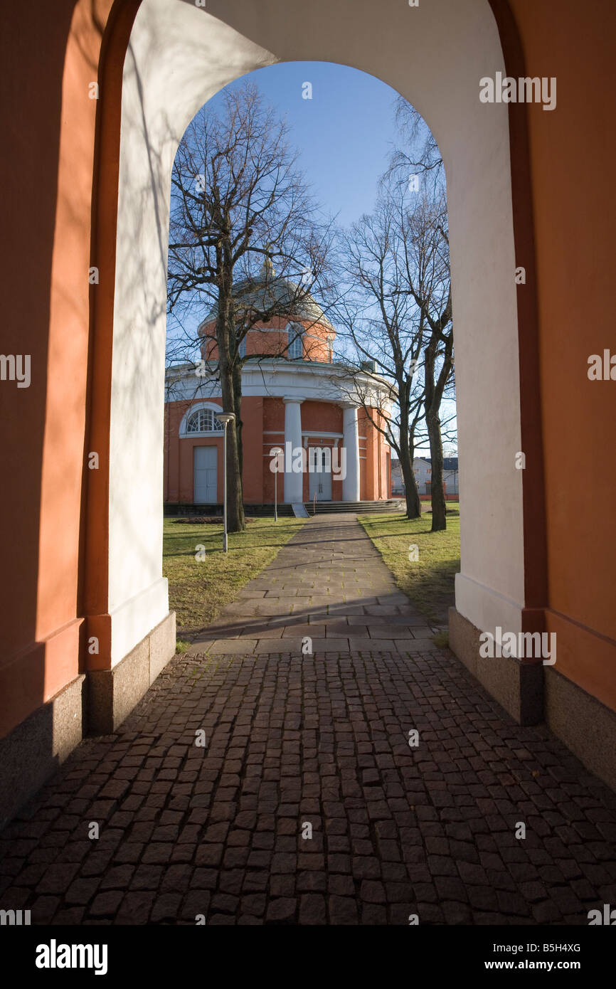 Orthodox church of St Peter and St Paul in Hamina Finland Stock Photo ...