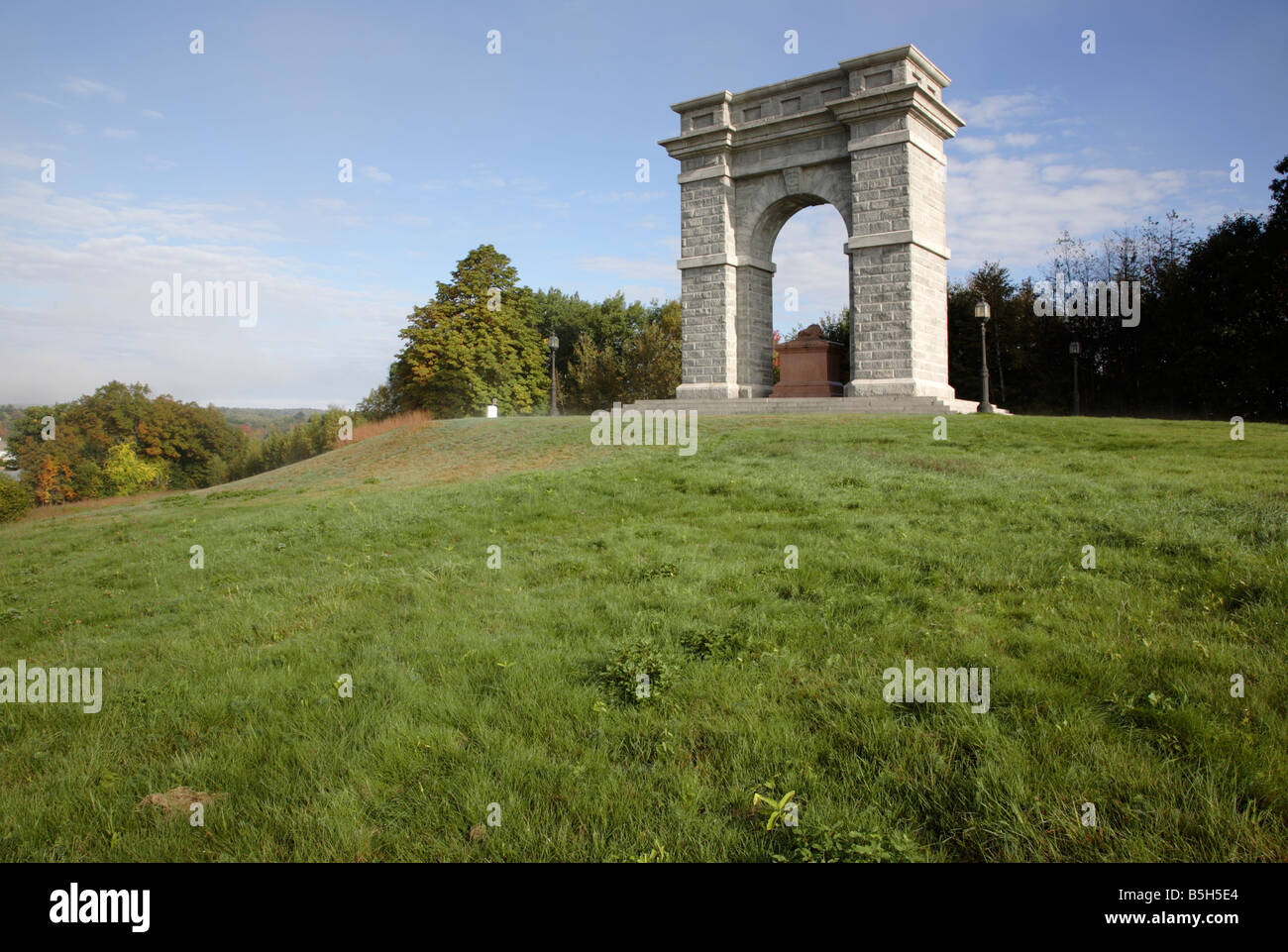 Tilton Arch Park during the autumn months Located in Northfield New ...