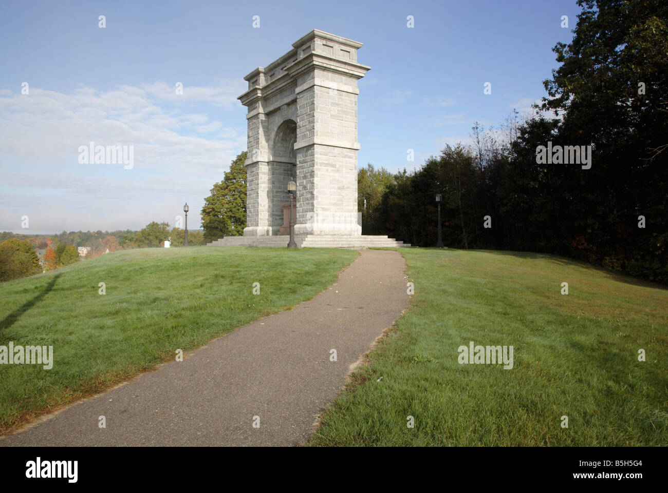 Tilton Arch Park during the autumn months Located in Northfield New ...