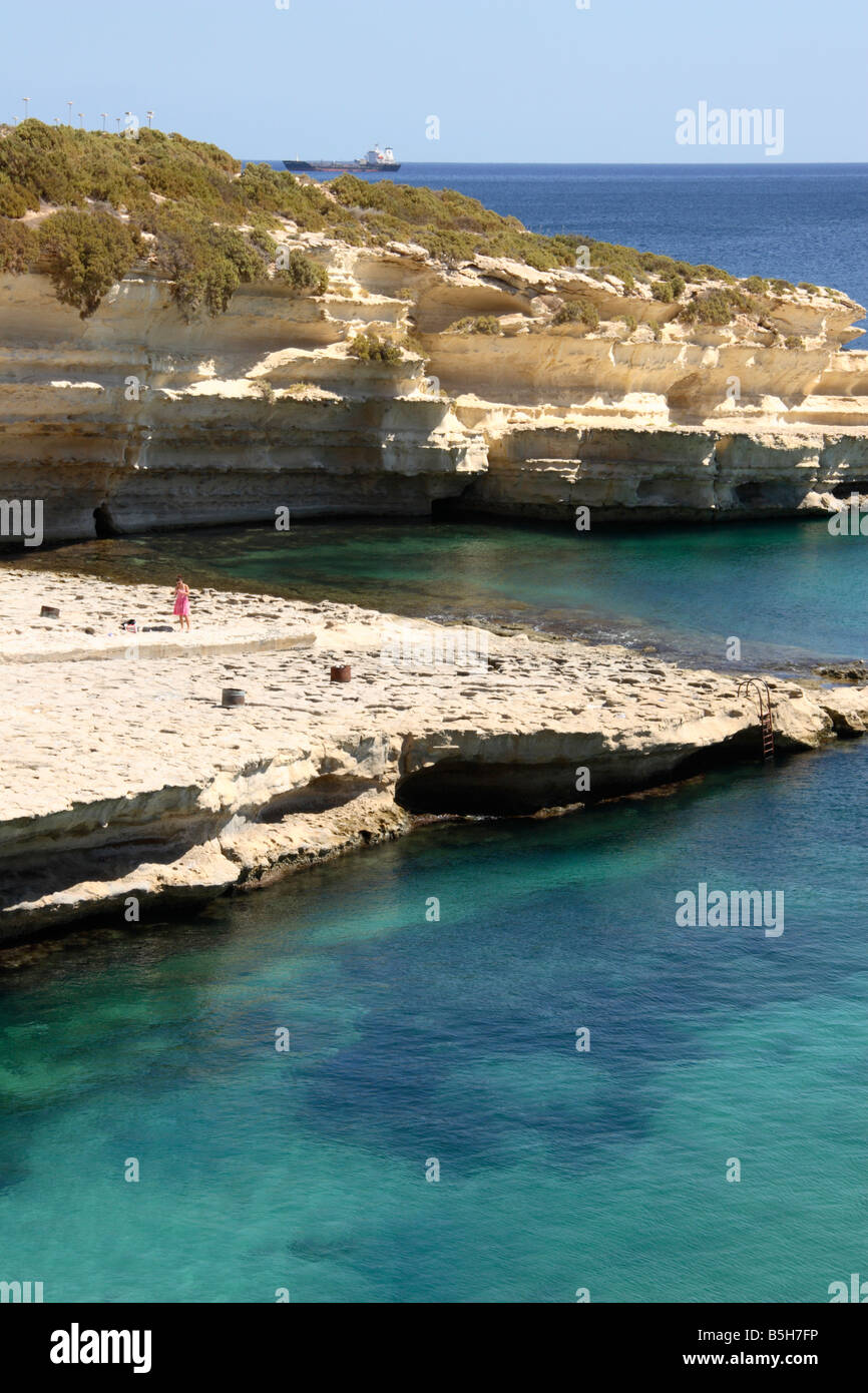 Delimara Bay in southeastern Malta Stock Photo - Alamy