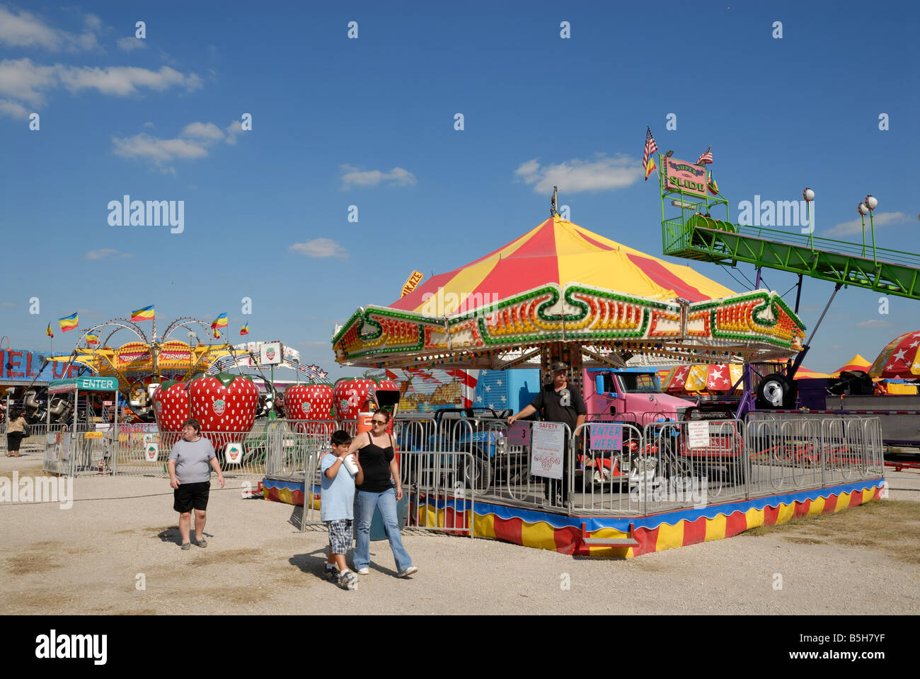 Amusement park in the United States Stock Photo - Alamy