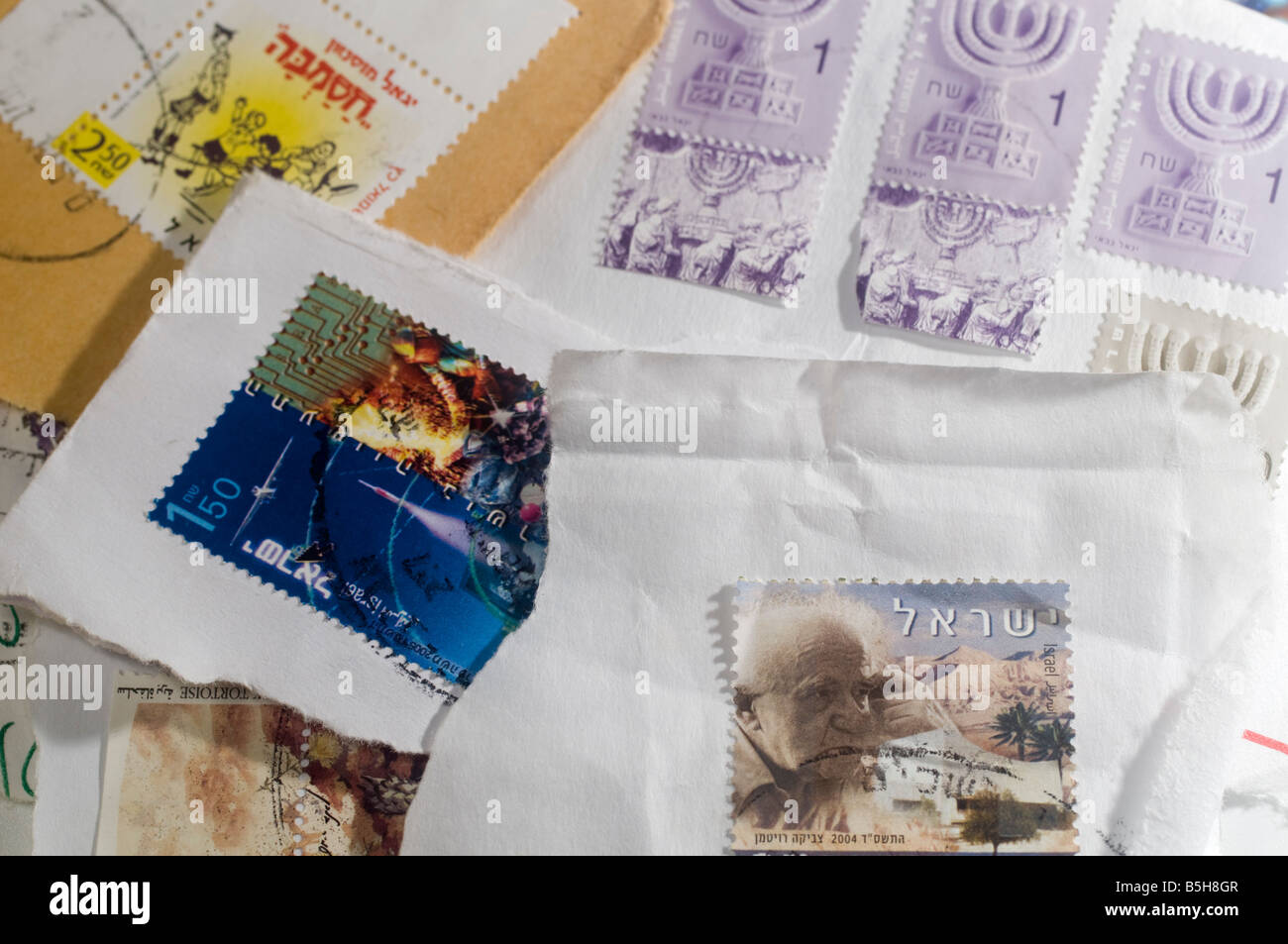 Israel postage stamps hi-res stock photography and images - Alamy