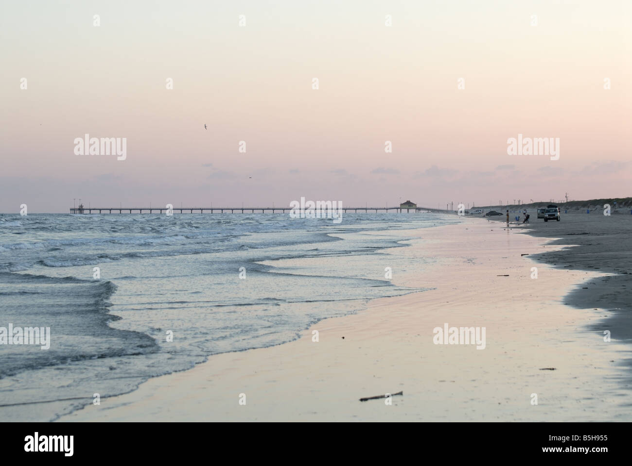 Beach of Padre Island, southern Texas USA Stock Photo - Alamy
