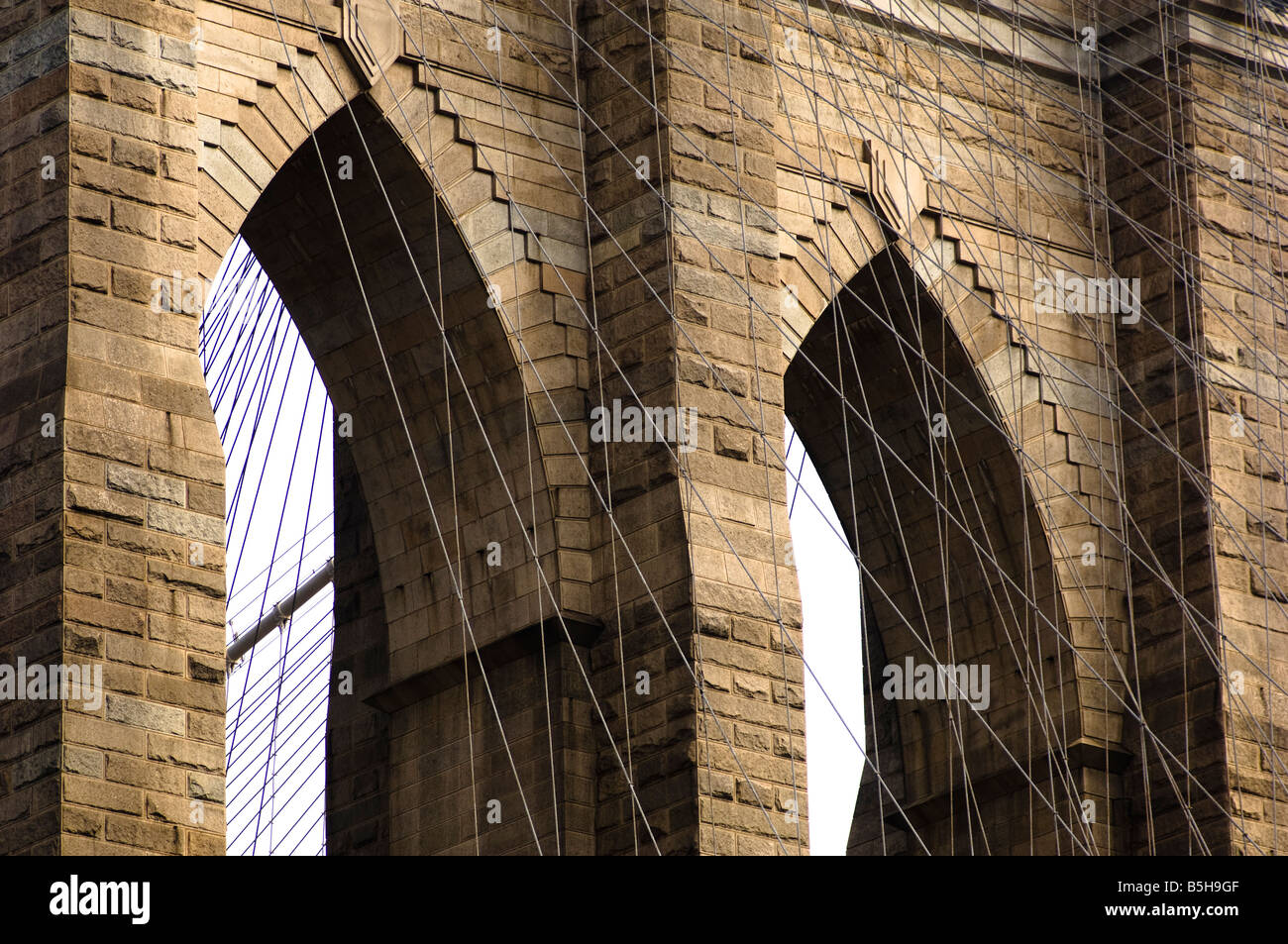 Brooklyn bridge detail hi-res stock photography and images - Alamy